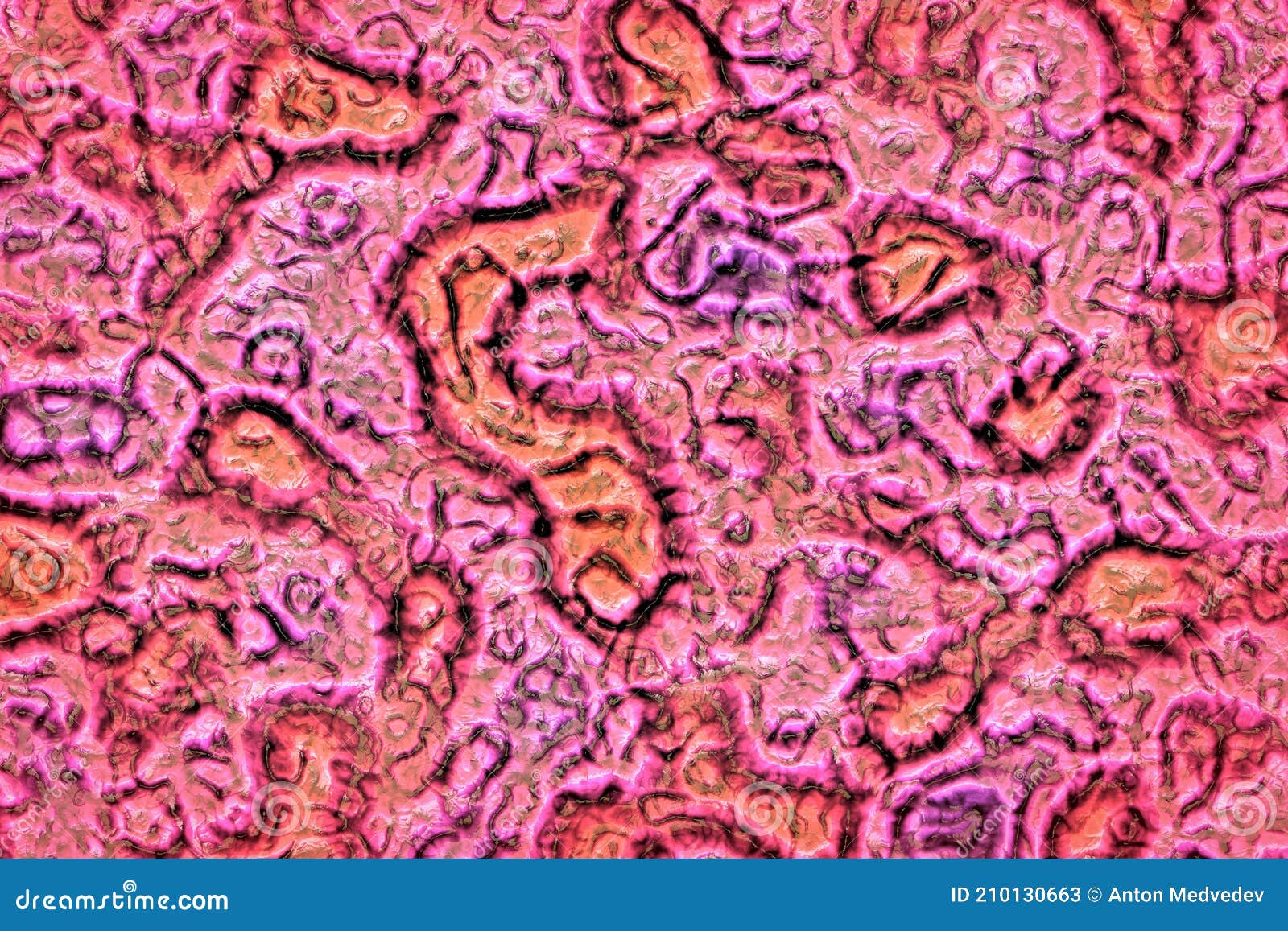 Biological Tissue Diagram Composition Royalty-Free Cartoon ...