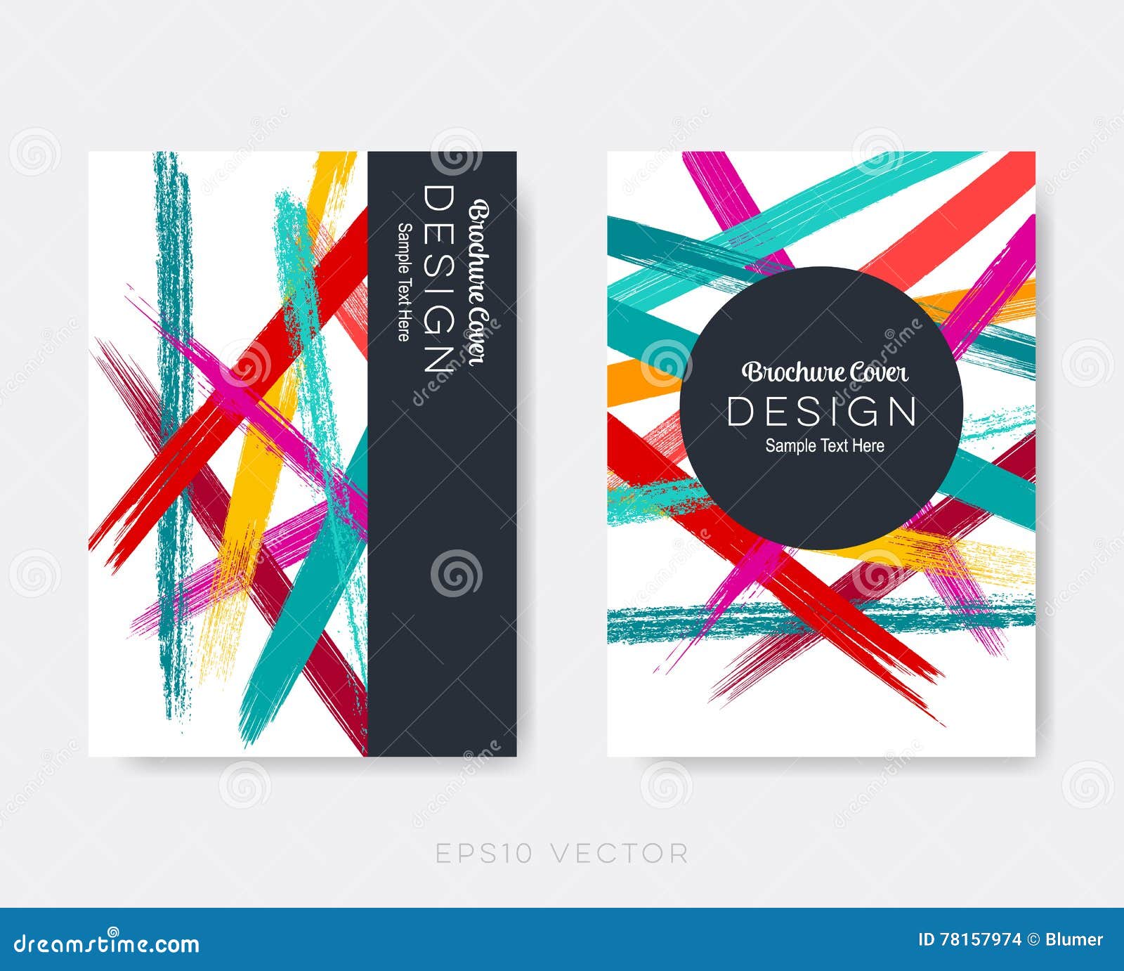 Creative Modern Brochure Design Templates Stock Vector - Illustration ...