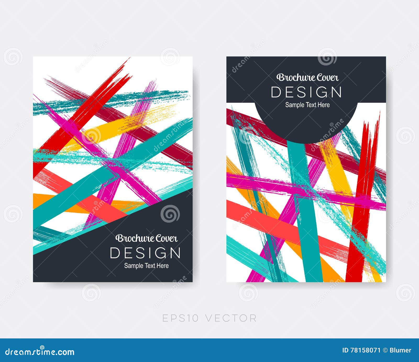 Creative Modern Brochure Design Templates Stock Vector - Illustration ...