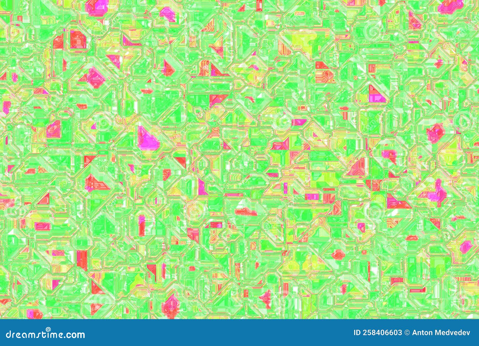 Creative Modern Electronic Festive Acid Pattern Computer Graphic ...