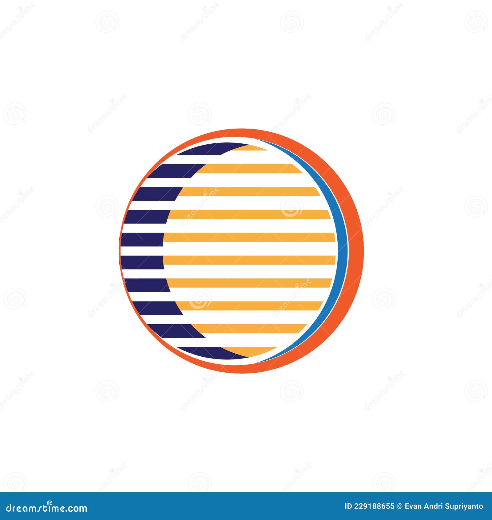 Creative Modern Globe World Logo Template Vector Illustration Stock ...