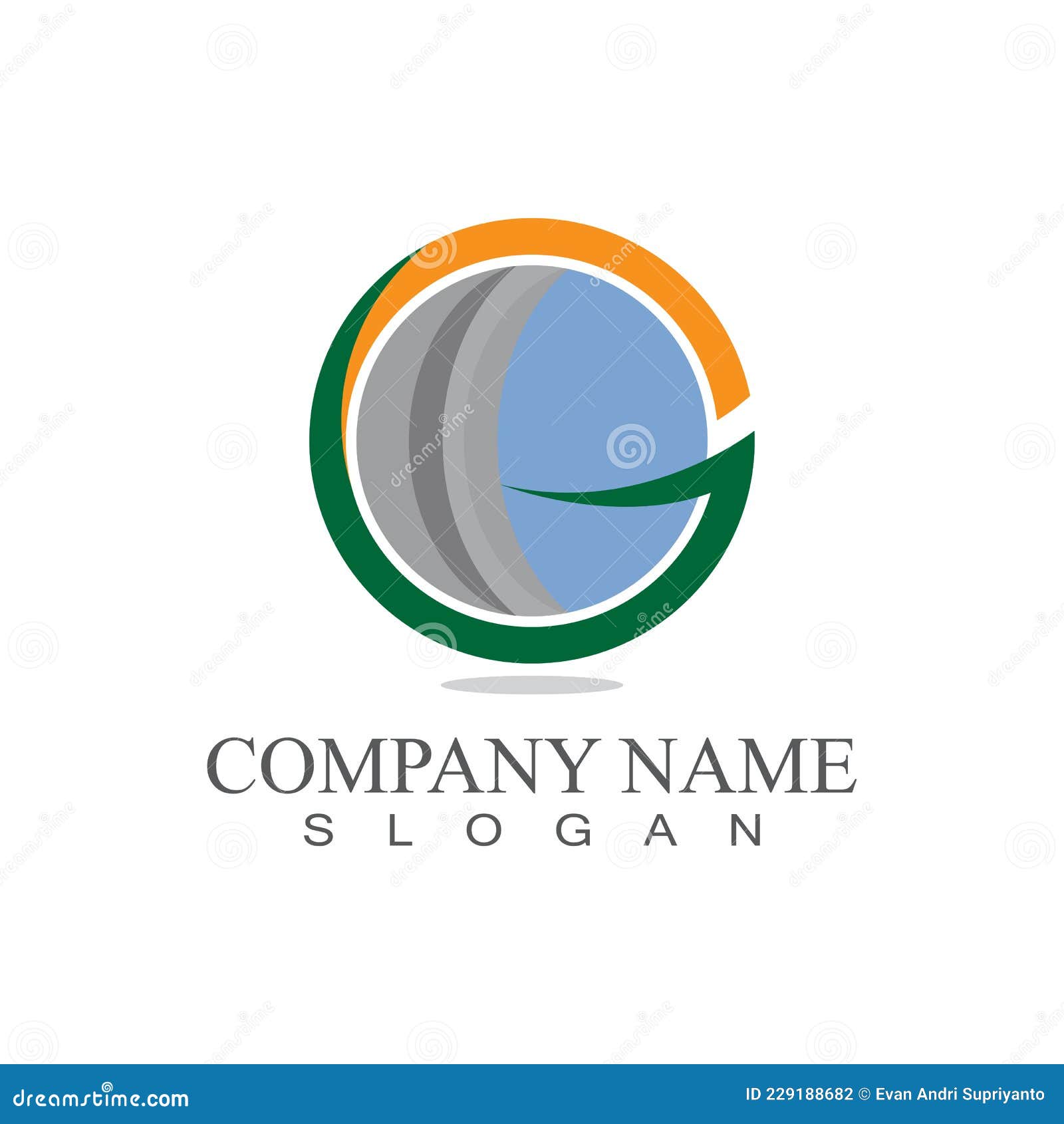 Creative Modern Globe World Logo Template Vector Illustration Stock ...