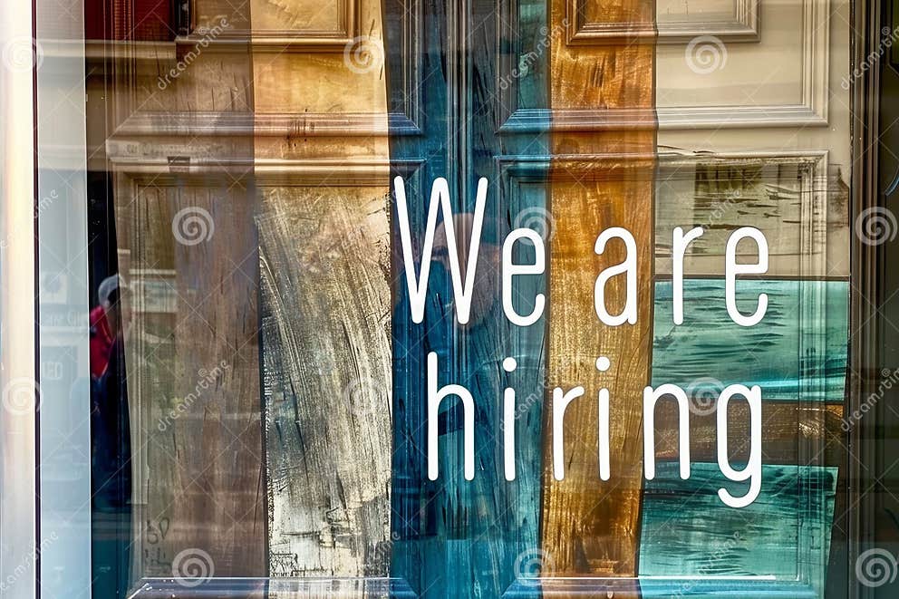 Creative and Modern Job Application Poster for 2024 Featuring we are ...