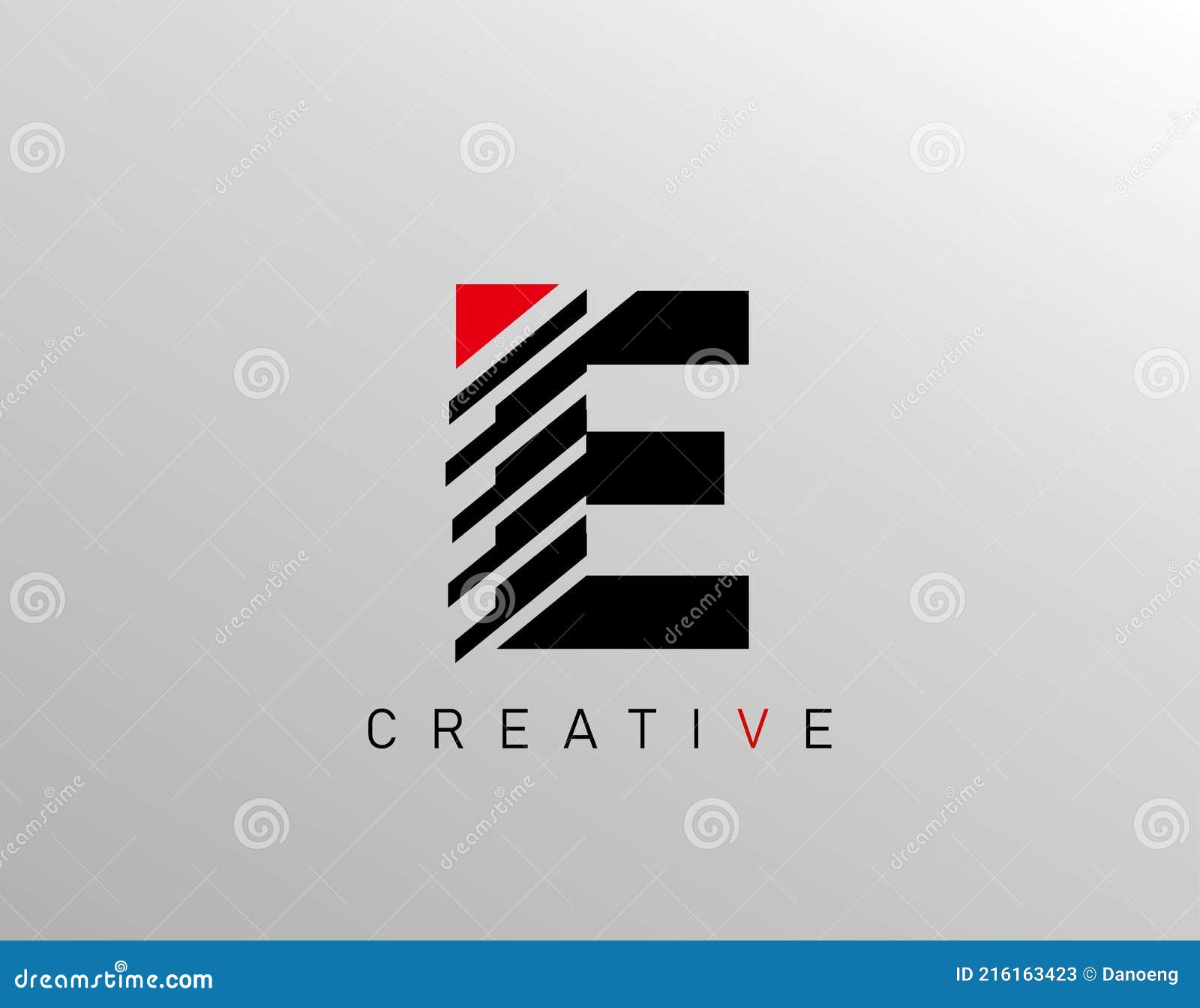 Creative Modern Letter E Logo, Abstract E Letter Logo Icon Stock Vector ...