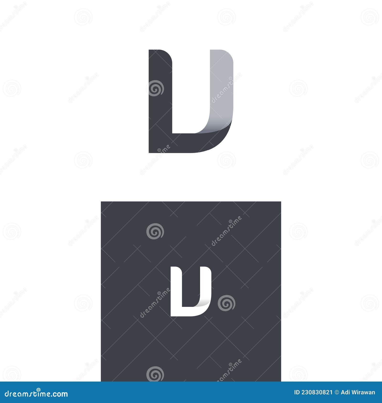 Creative Modern Letter LU Logo Design Stock Vector - Illustration of ...
