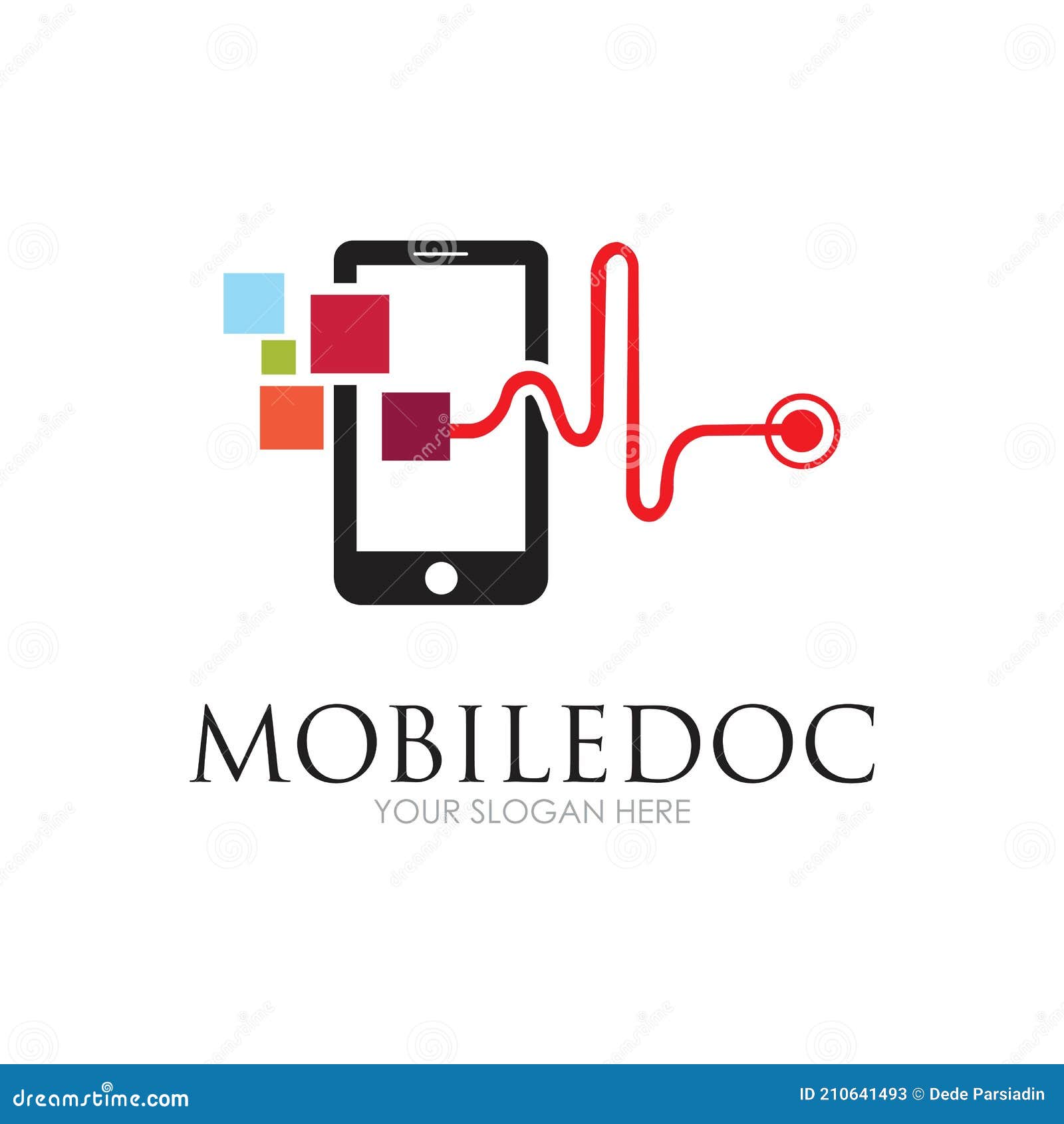 Creative Modern Logo of Mobile Doctor for Maintenance Services Stock ...
