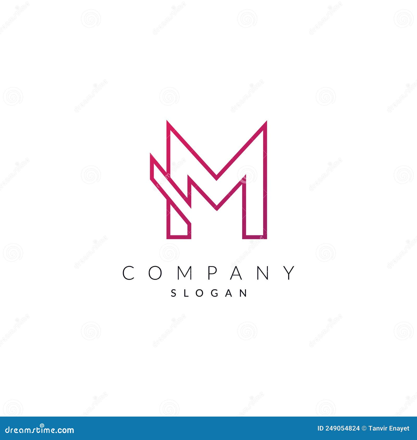 Creative and Modern M Letter Logo Icon Vector Element Shape. Stock ...