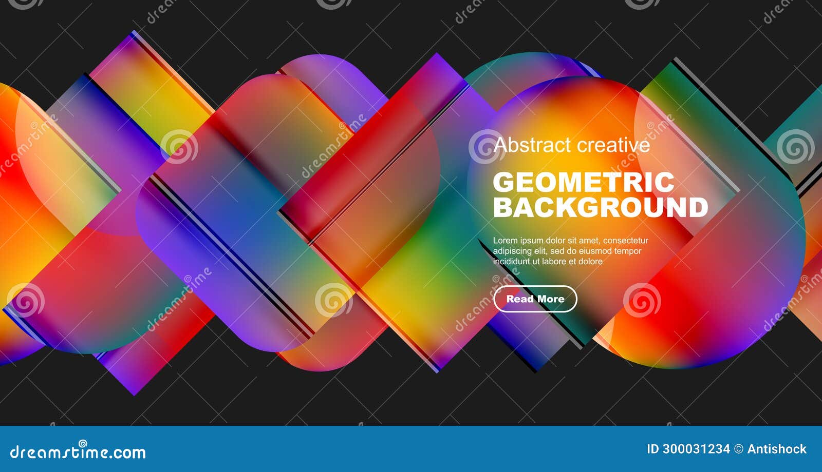 Creative Modern Minimal Geometric Abstract Background Stock Vector