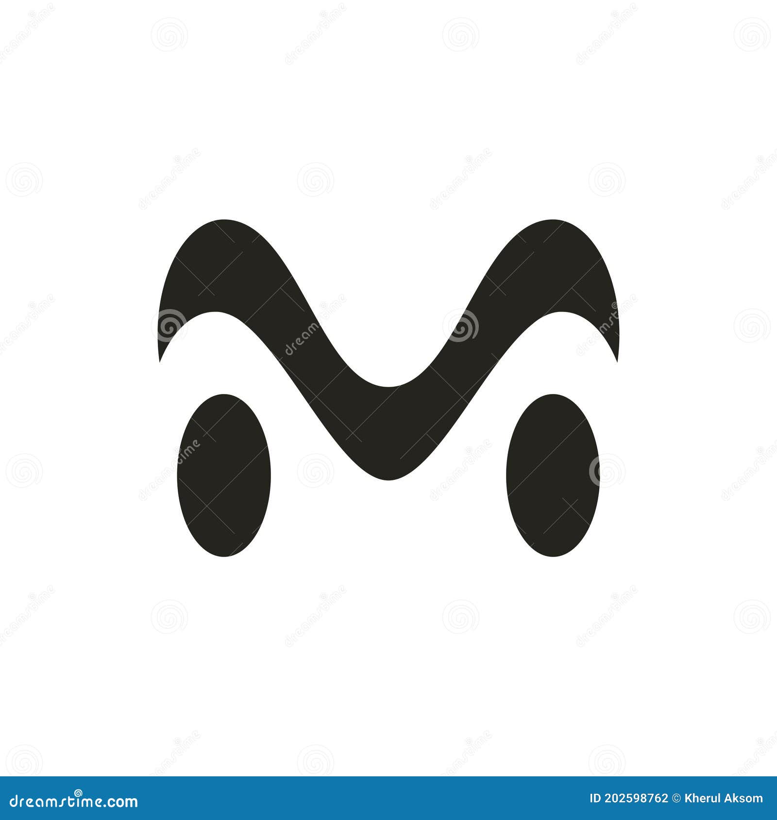 Creative Modern Monogram Logo Letter M for Motorcycle with Golden Ratio ...