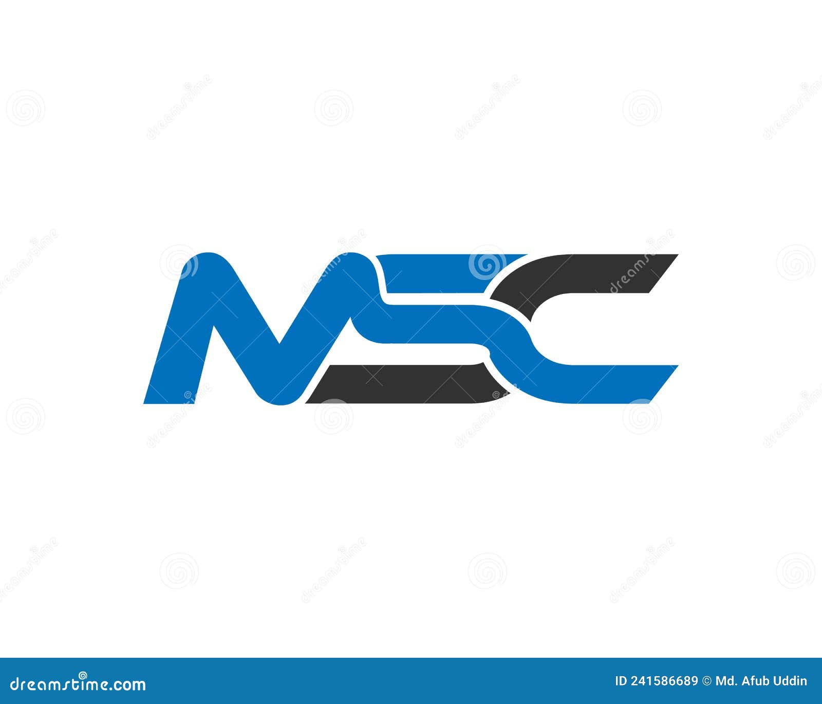 Creative Modern MSC Letter Logo Vector Icon Design Stock Vector ...