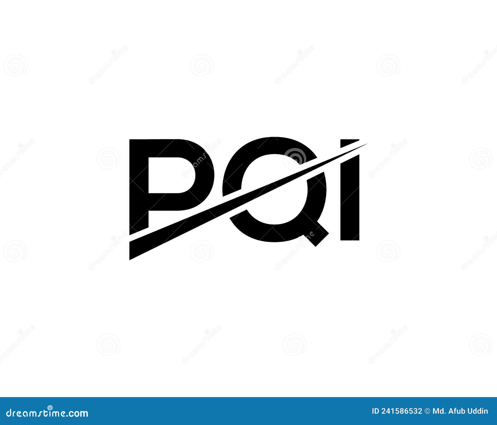 Creative Modern PQI Letter Logo Vector Icon Design Stock Vector ...