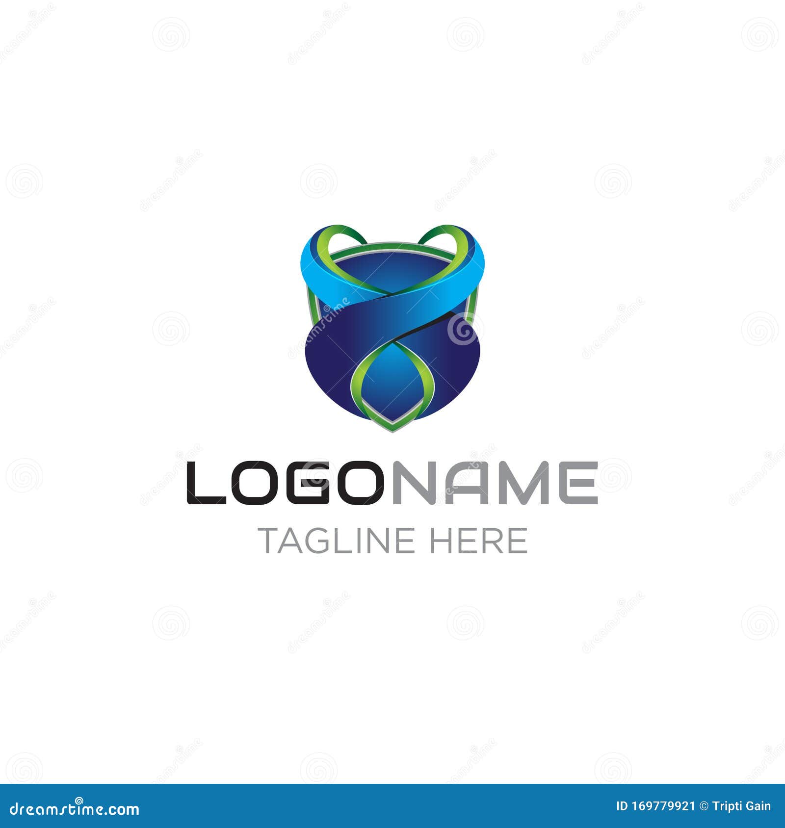 Creative and Modern Security Logo Design Stock Vector - Illustration of ...