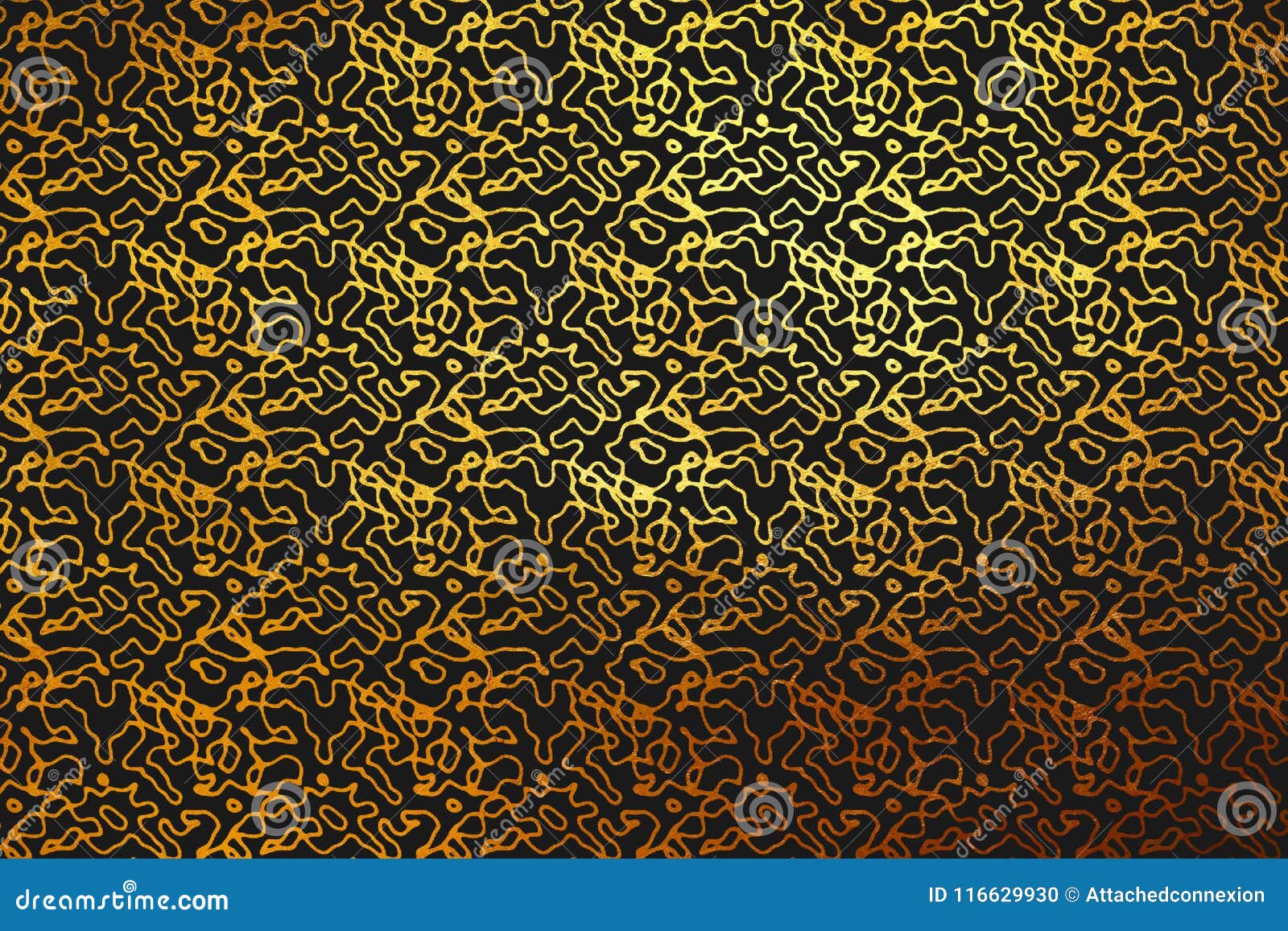 Shinning Gold Texture Pattern on Black Background for Print and Design ...