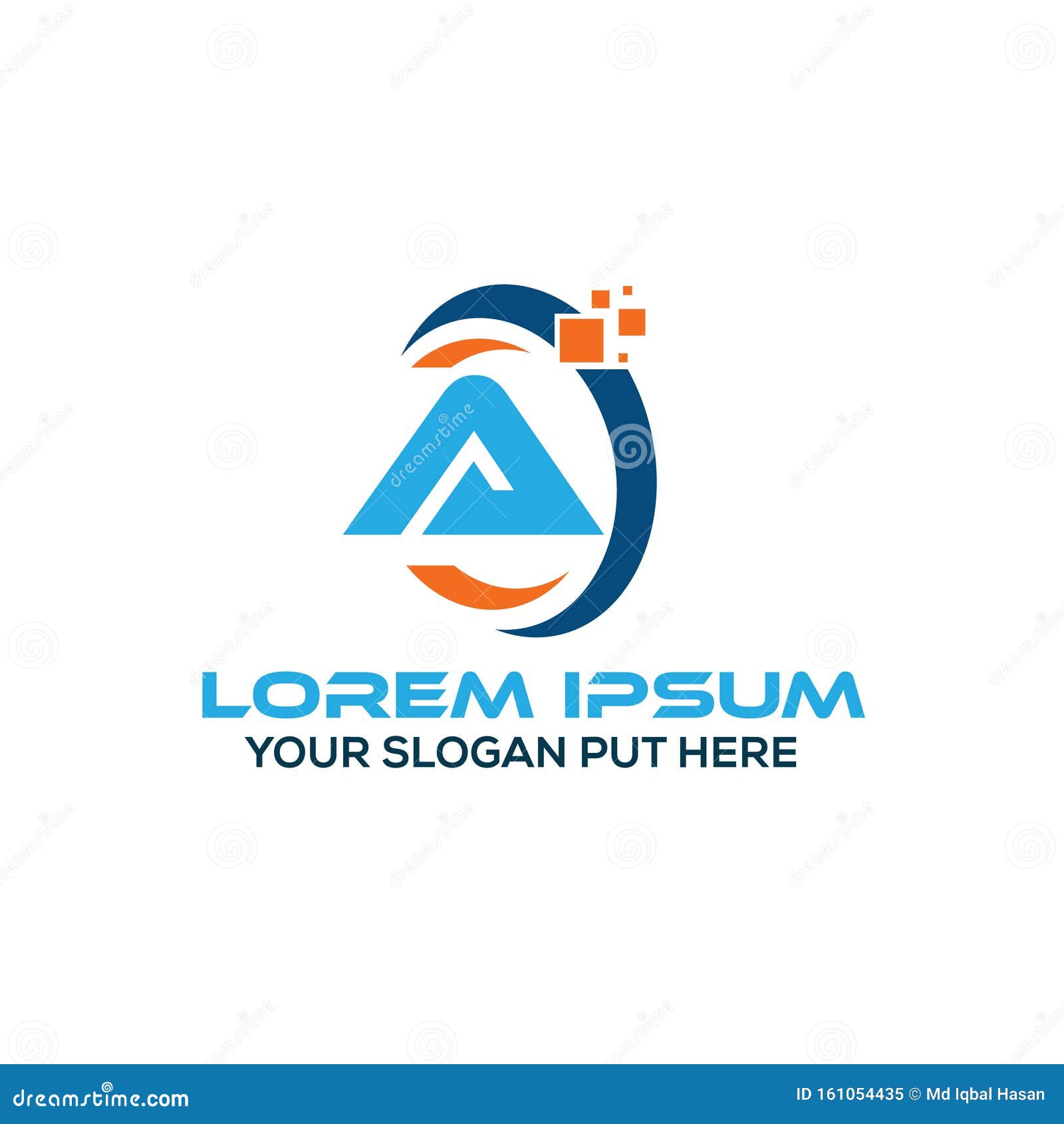 Creative and Modern Technology a Letter Logo Design Template Vector Eps ...