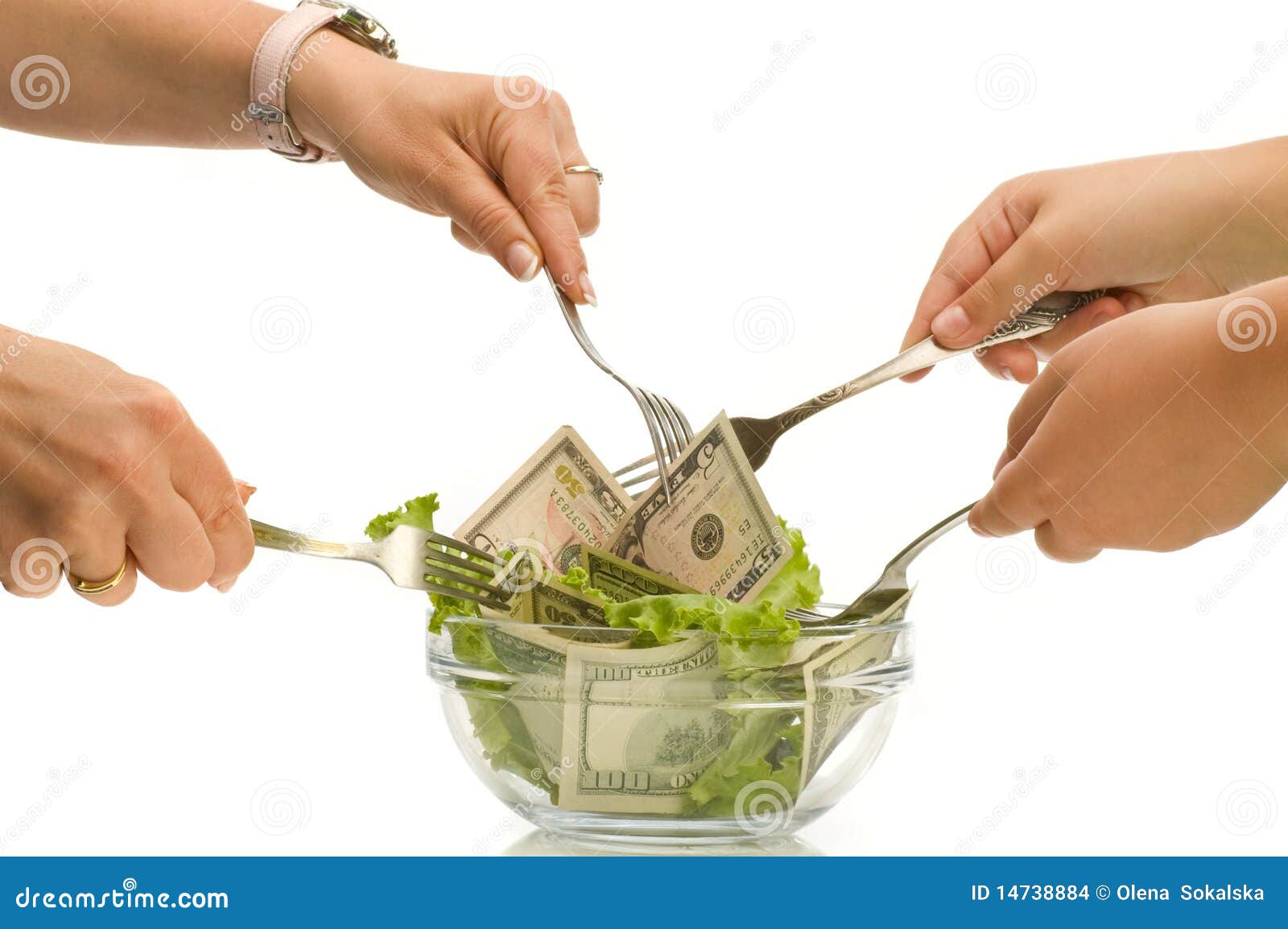 Creative money food stock photo. Image of market, investment - 14738884