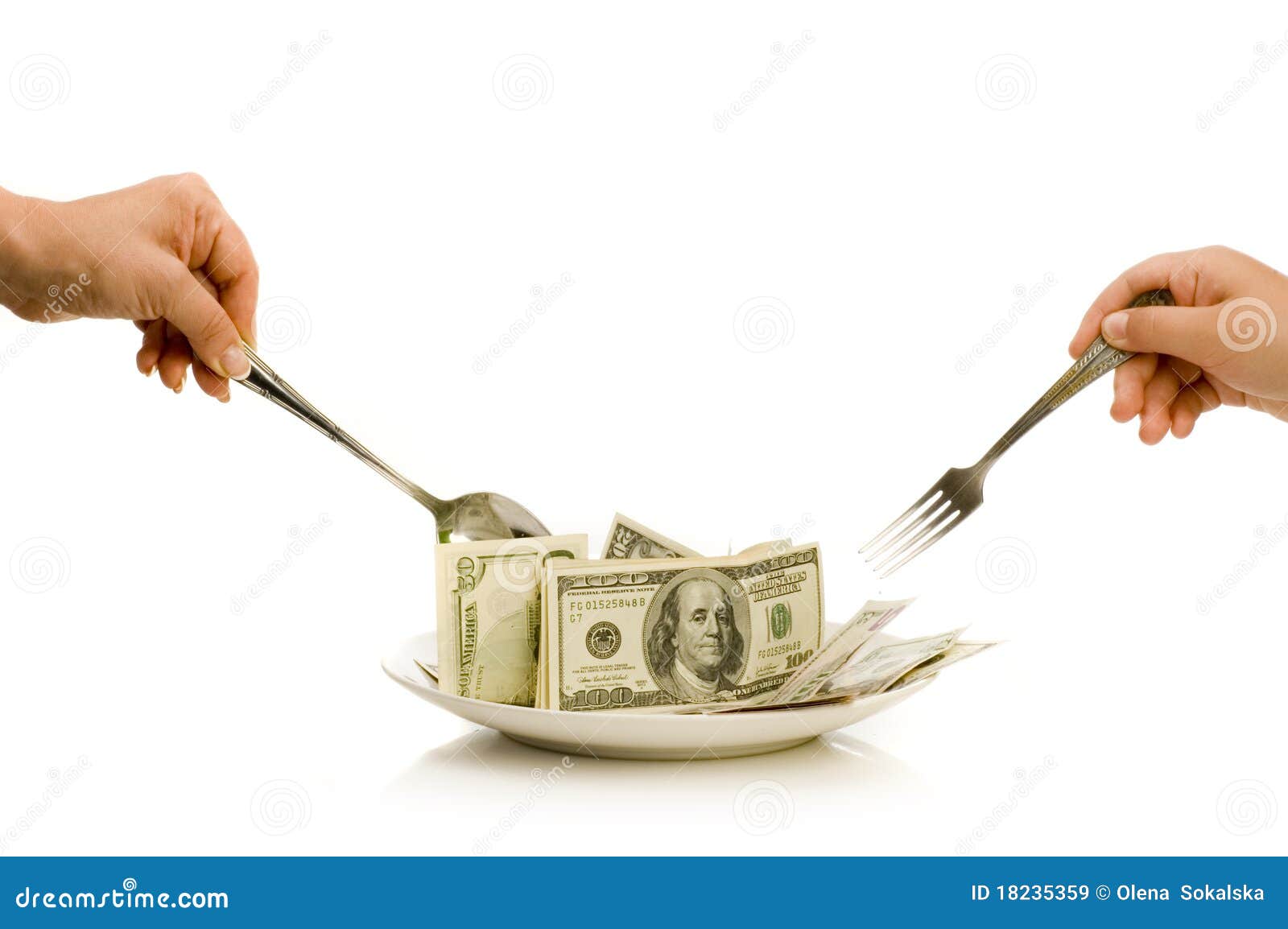 Creative money food stock image. Image of loan, lottery - 18235359