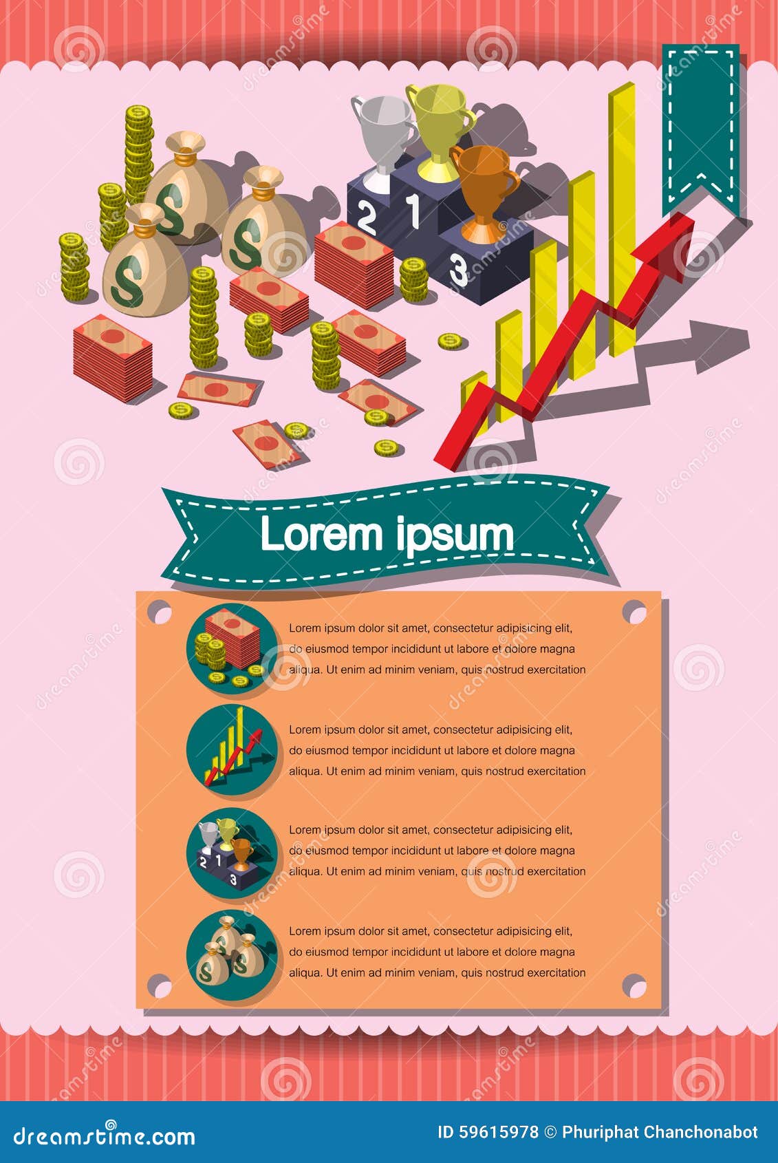 Creative Money Template Flyer Brochure Vector Paper Design Template ...