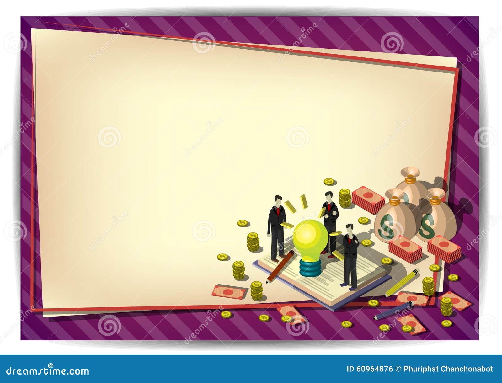 Creative Money Template Flyer Brochure Vector Paper Design Template ...