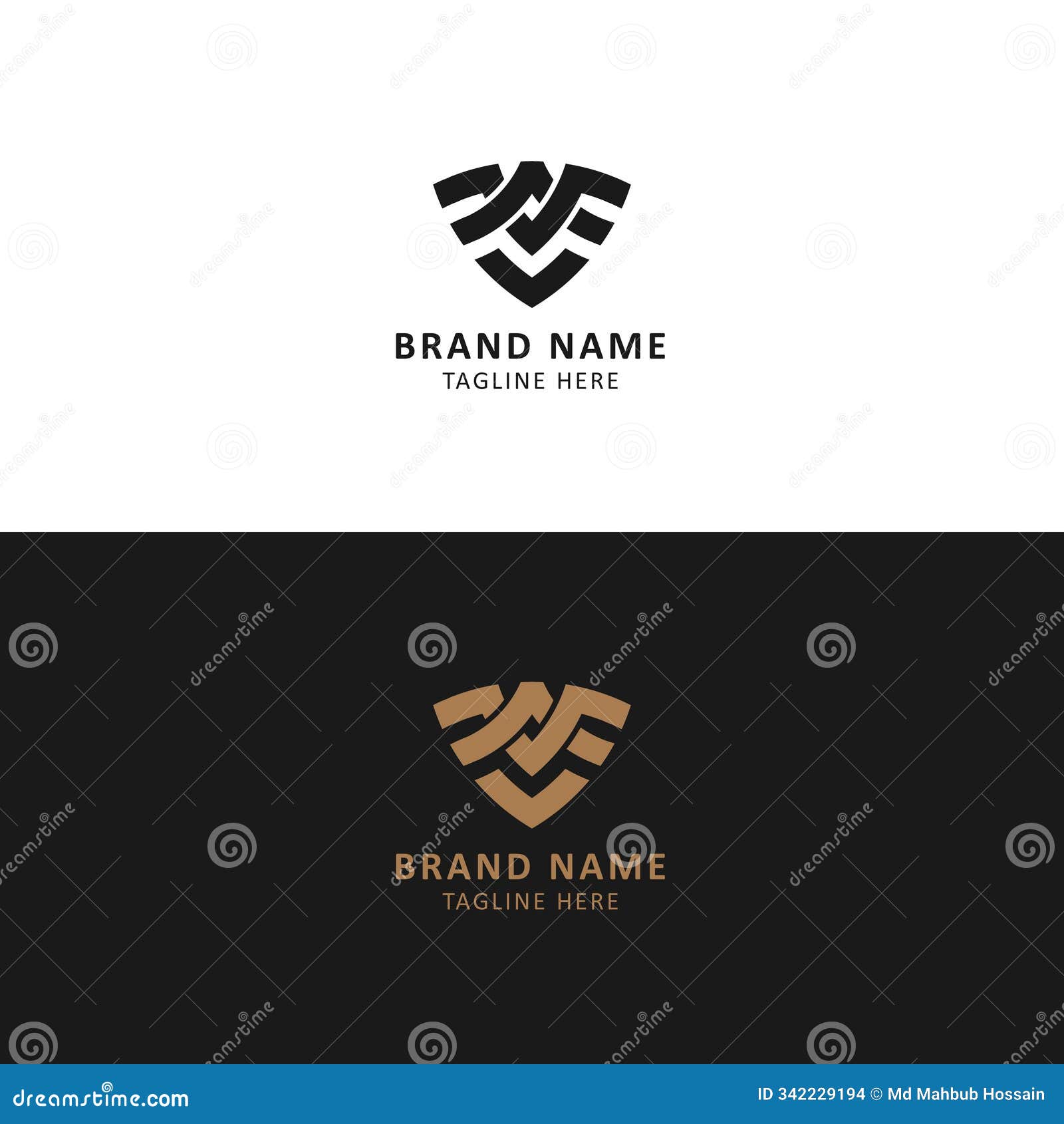 Creative Monogram Letter N Logo Black And White Parallel Lines ...