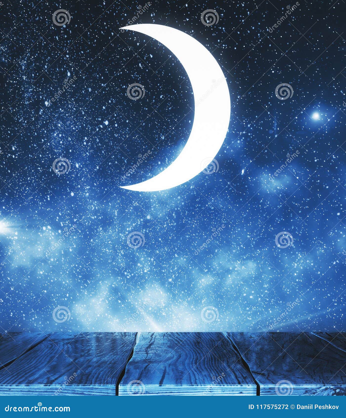Creative moon backdrop stock photo. Image of creative - 117575272