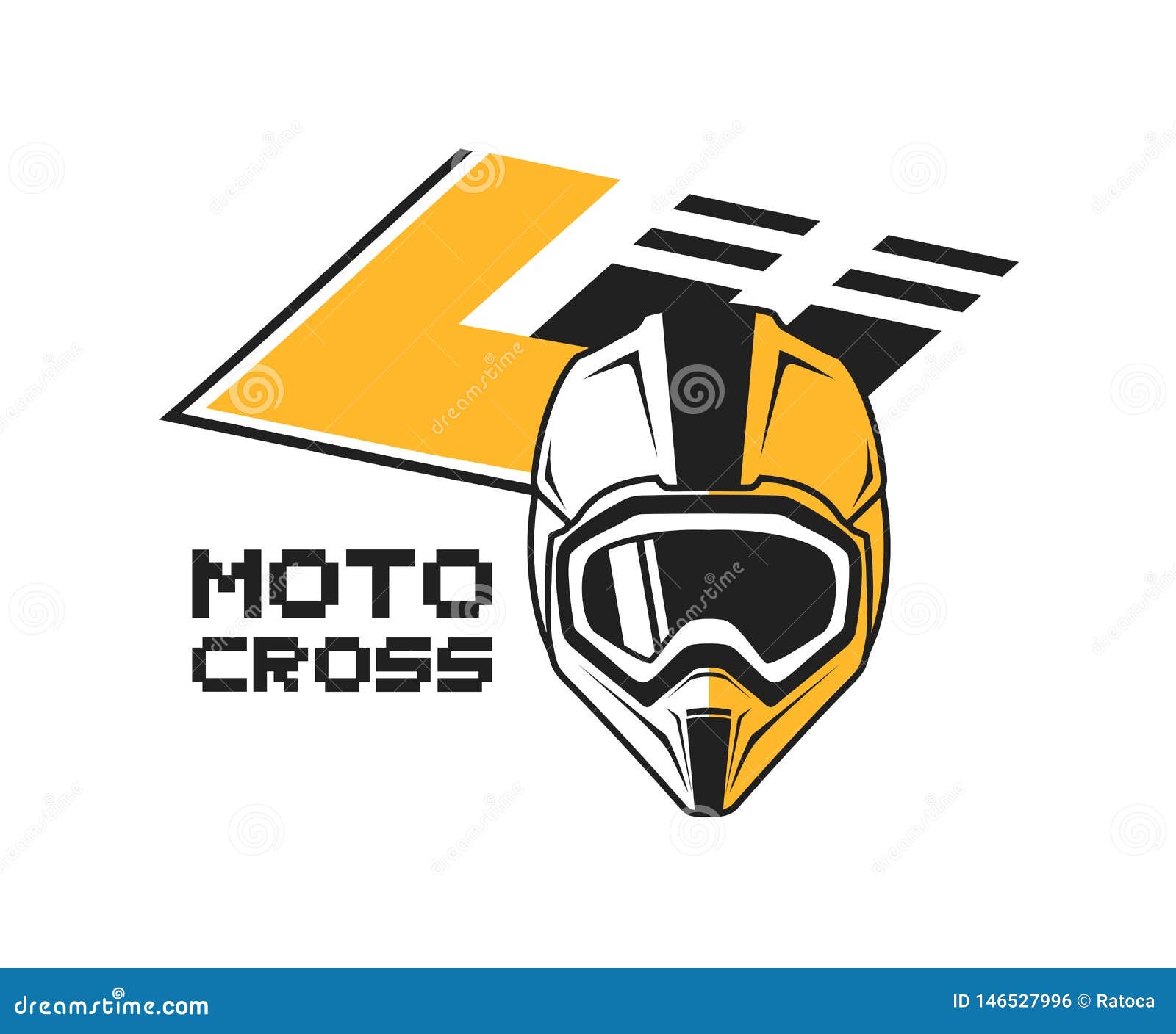 Creative Moto Cross Driver Symbol Stock Vector - Illustration of symbol ...