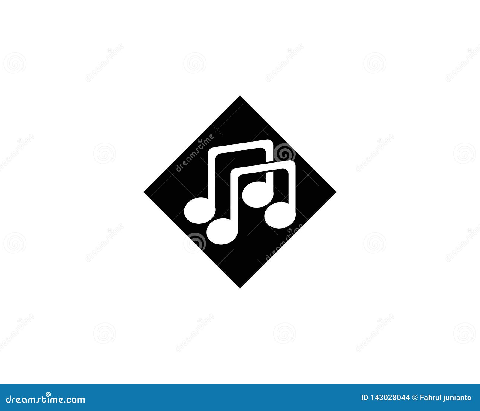Creative Music Note Logo Design Stock Vector - Illustration of sign ...