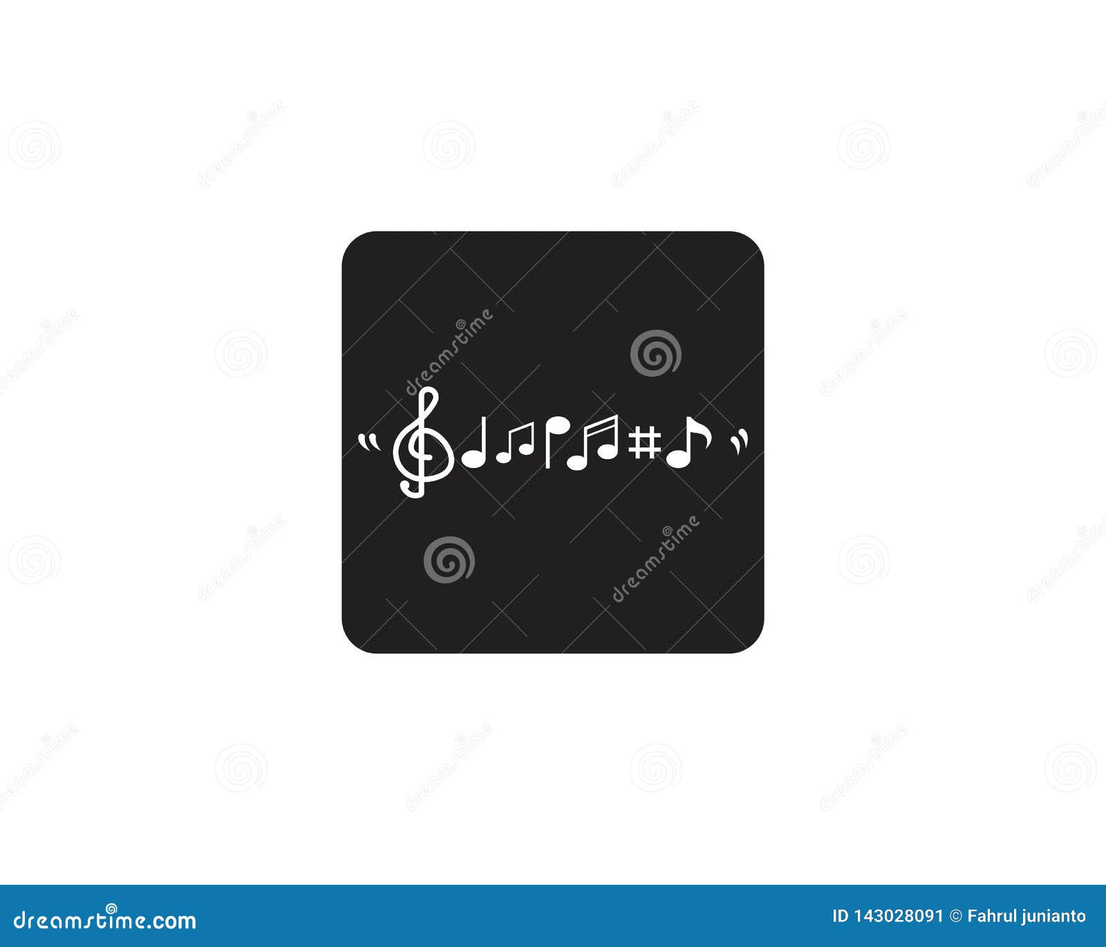 Creative Music Note Logo Design Stock Vector - Illustration of disco ...