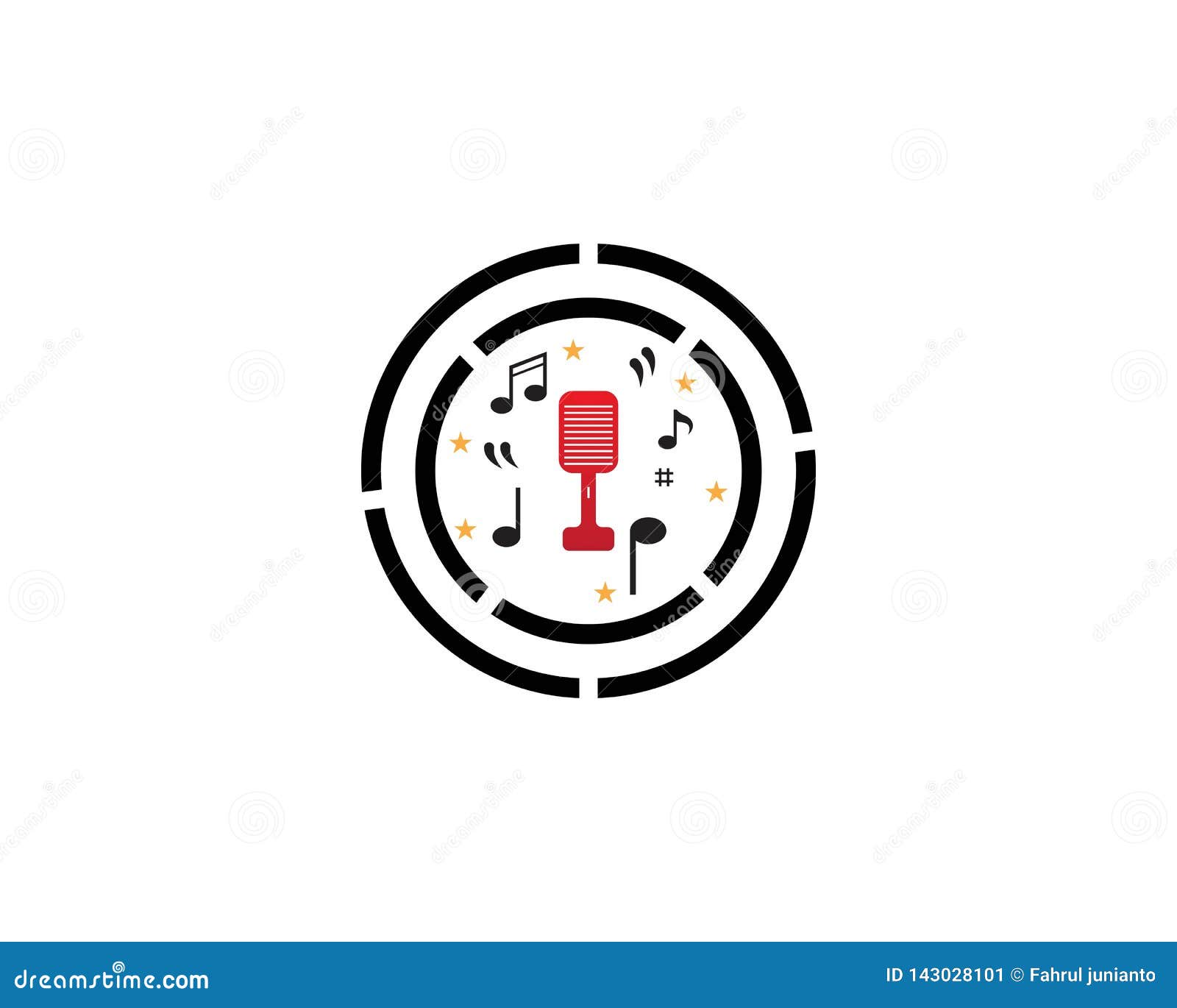 Creative Music Note Logo Design Stock Vector - Illustration of logo ...