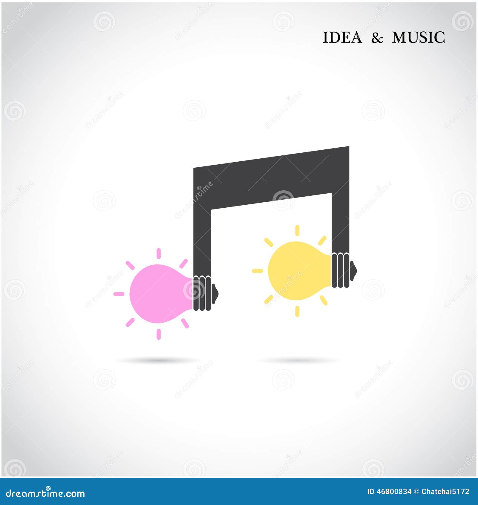 Creative Music Note Sign Icon And Silhouette People Symbol . Mus Vector ...