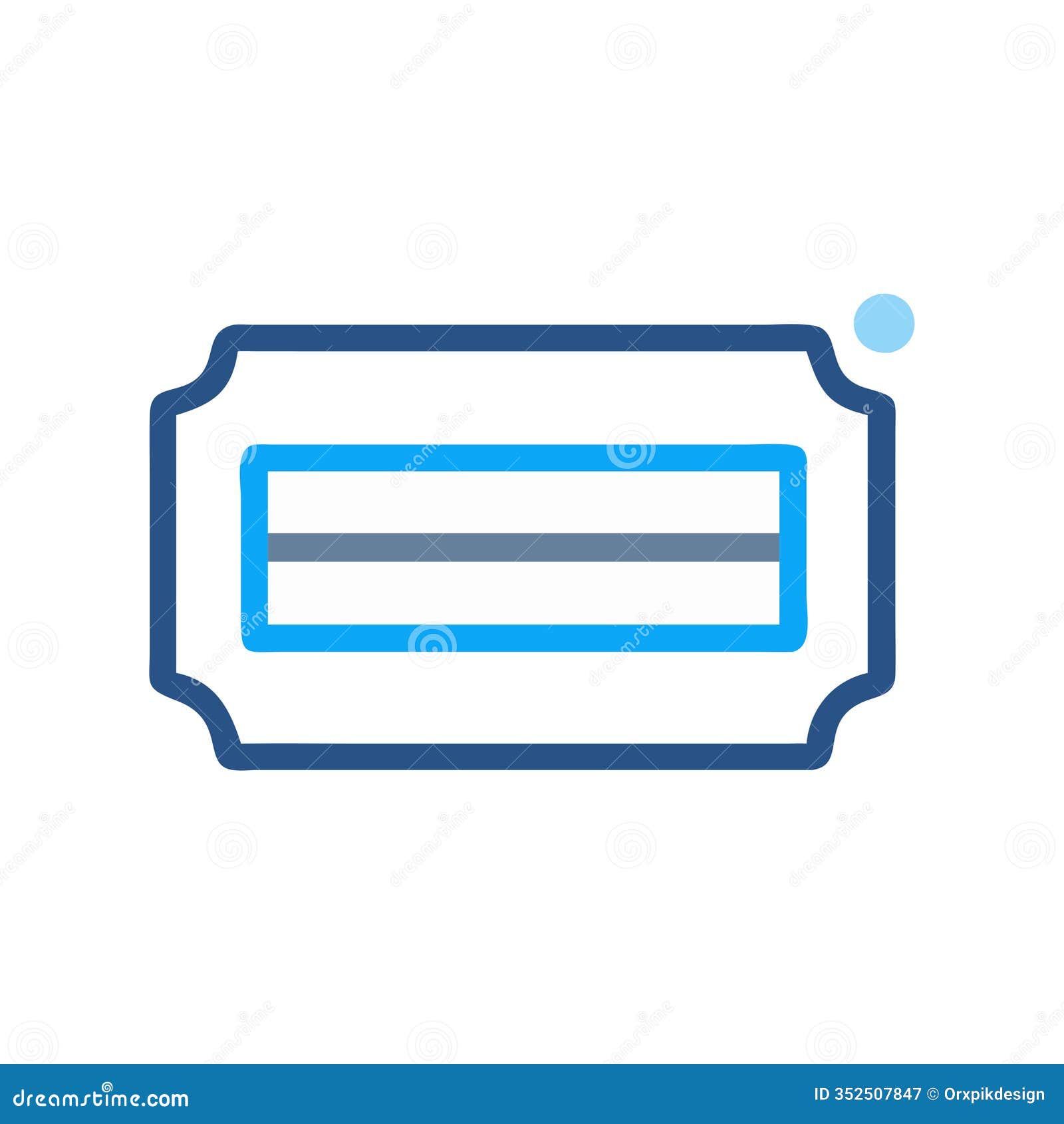 Creative Nameplate for Unique Identification Stock Illustration ...