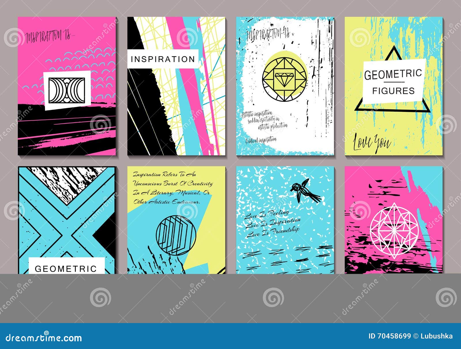 Creative Nice Card Template Stock Vector - Illustration of linear ...