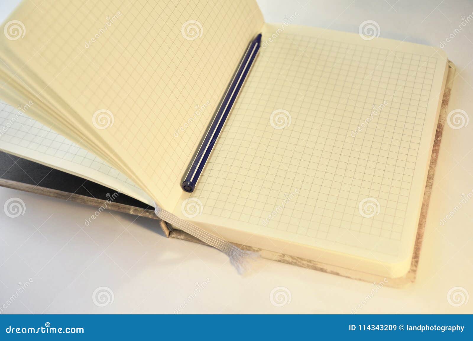 Creative Notepad with the Blue Pen Stock Image - Image of sheets, blue ...