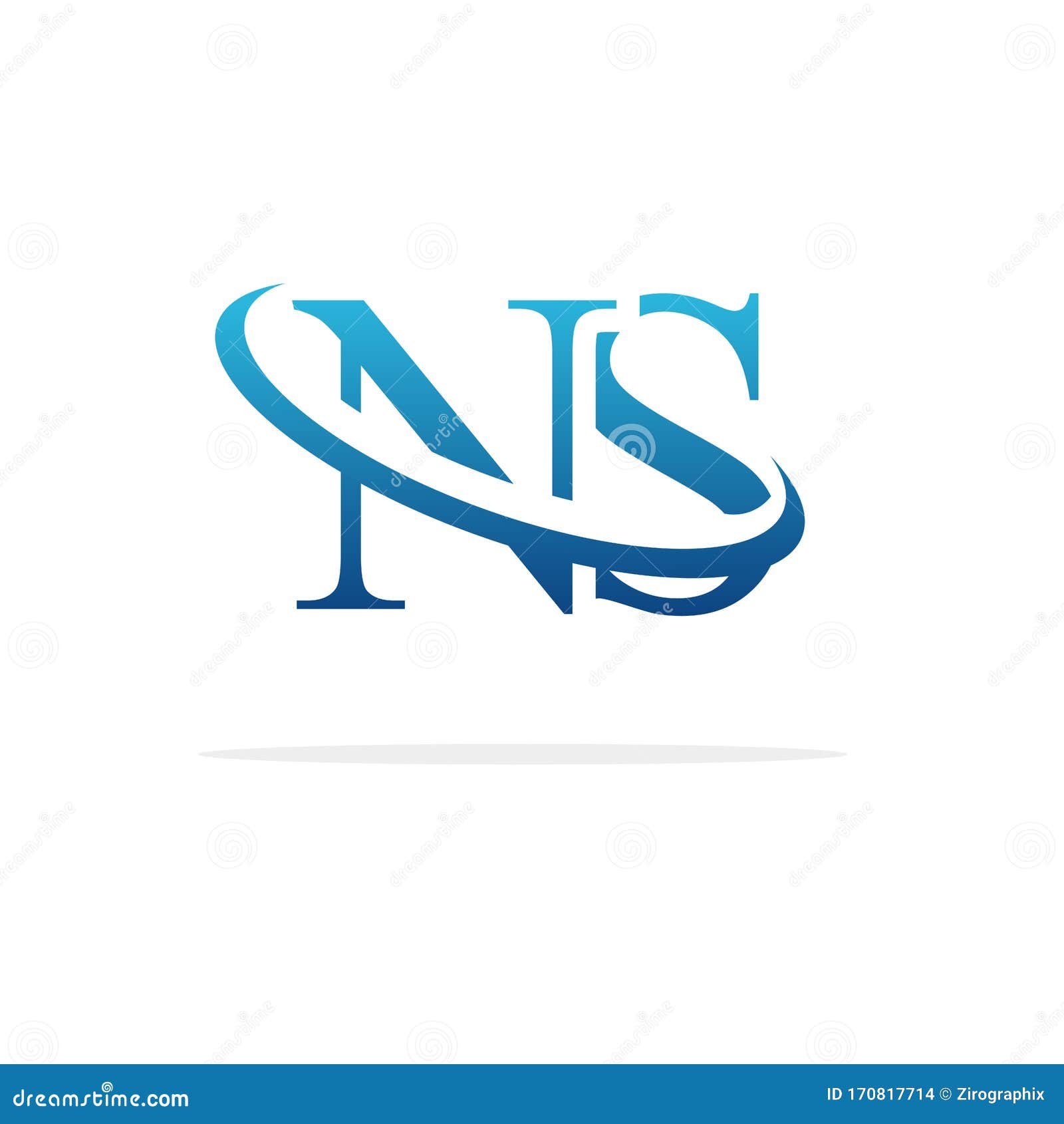 Creative NS Logo Icon Design Stock Vector - Illustration of design ...