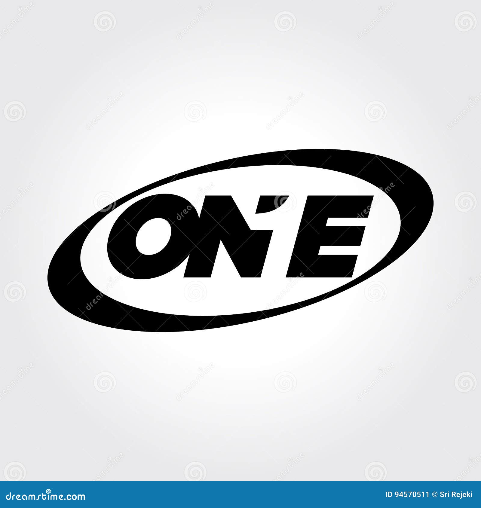 Creative number one symbol stock vector. Illustration of icon - 94570511