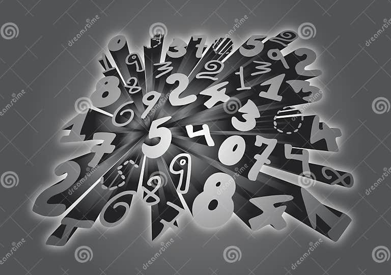Creative numbers stock vector. Illustration of letters - 39539518