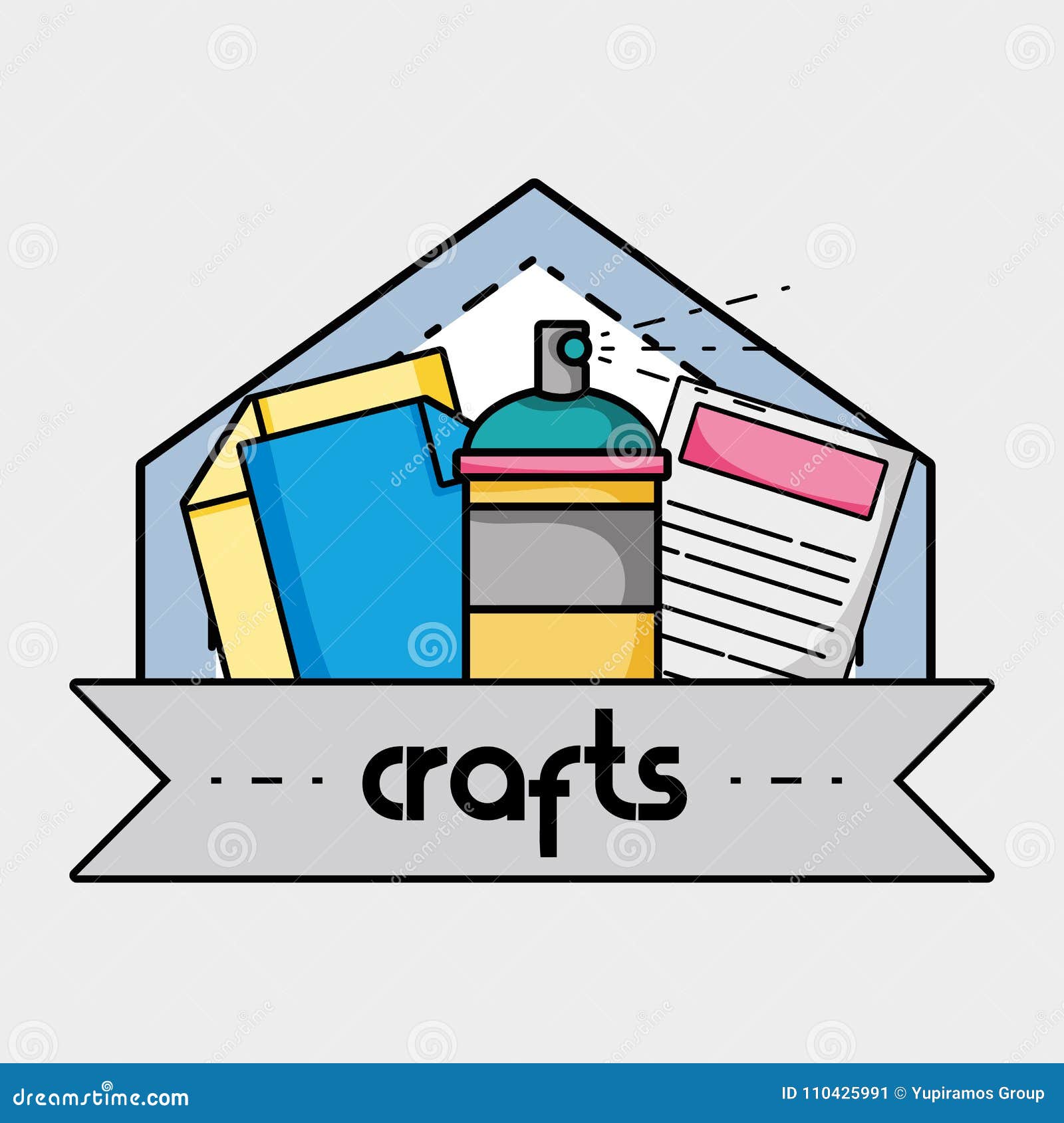 Creative Object To Art and Craft Design Stock Vector - Illustration of ...