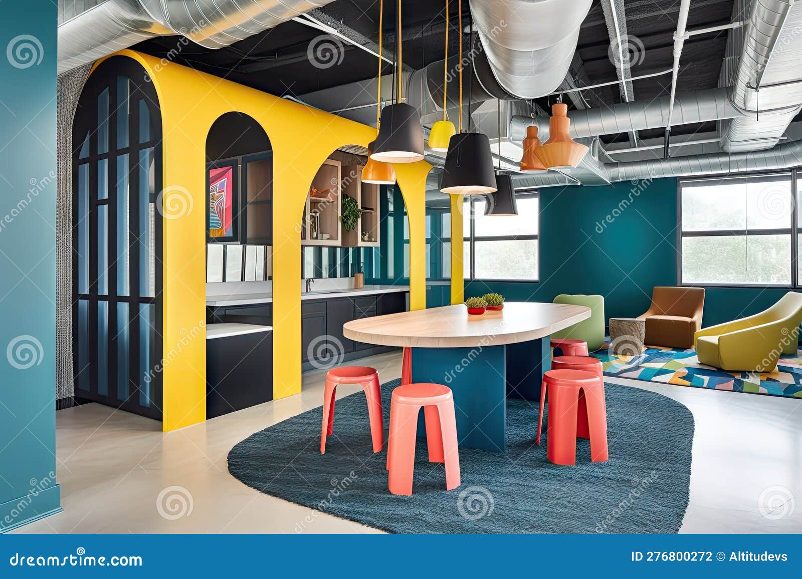 Creative Office Space with Bold Colors, Dynamic Designs, and Unexpected ...
