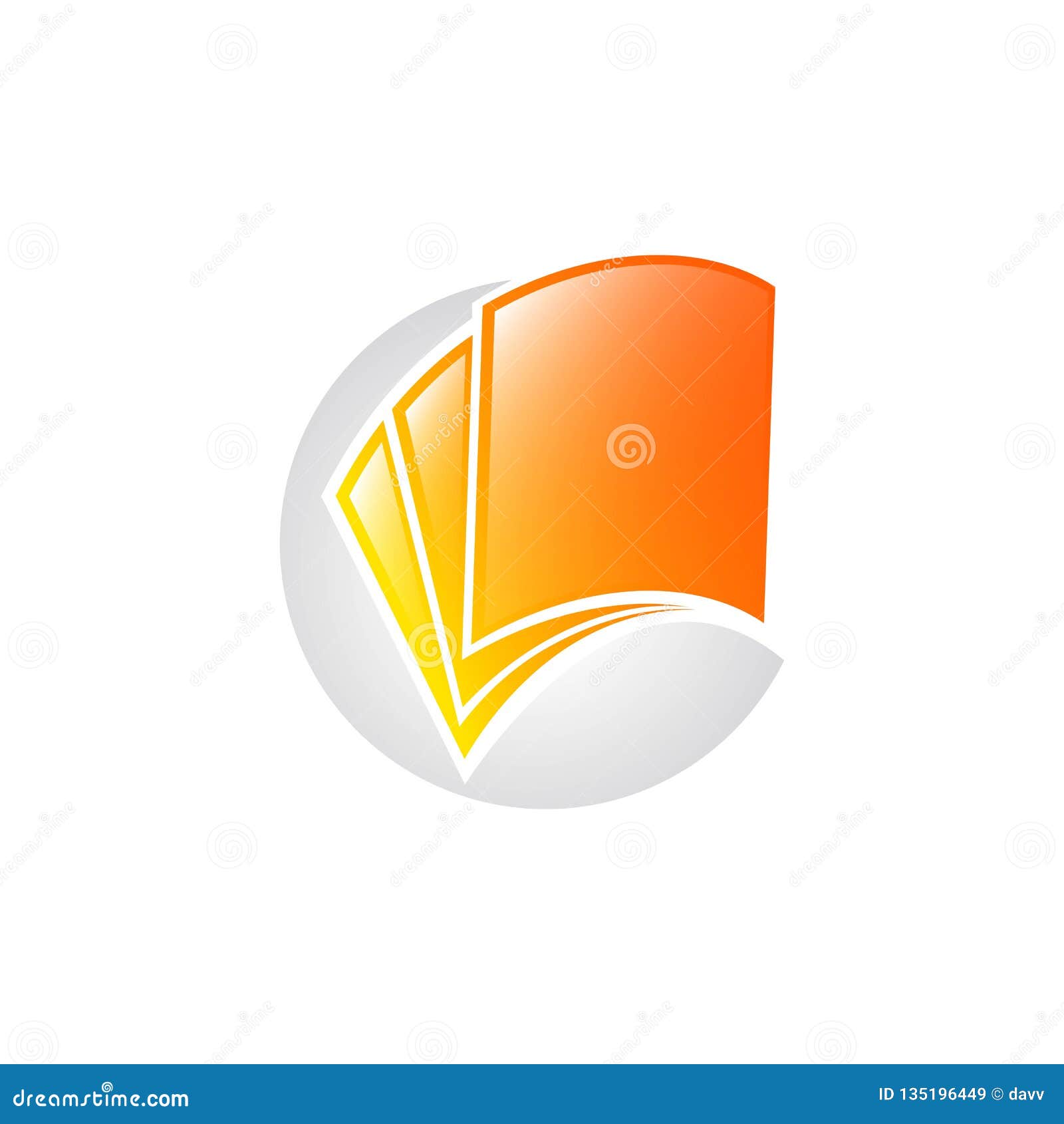 Creative Open Book Logo Vector, Book Color Logo, School Books ...