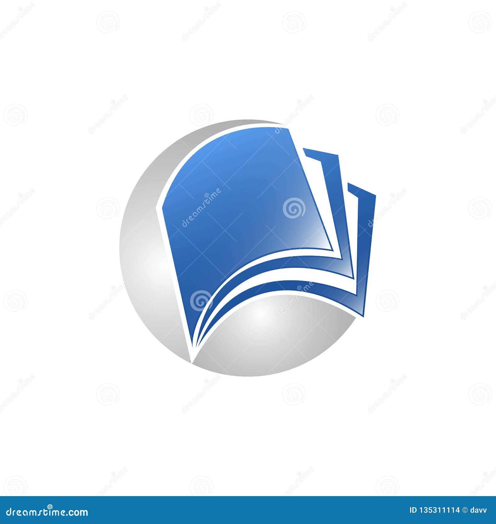 Creative Open Book Logo Vector, Book Color Logo, School Books ...