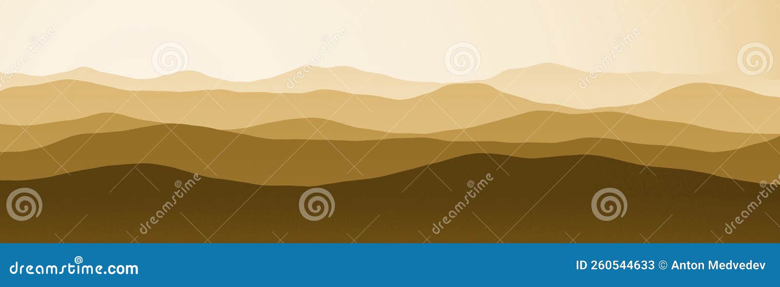 Creative Orange Hills Ridges in the Night Computer Graphic Background ...