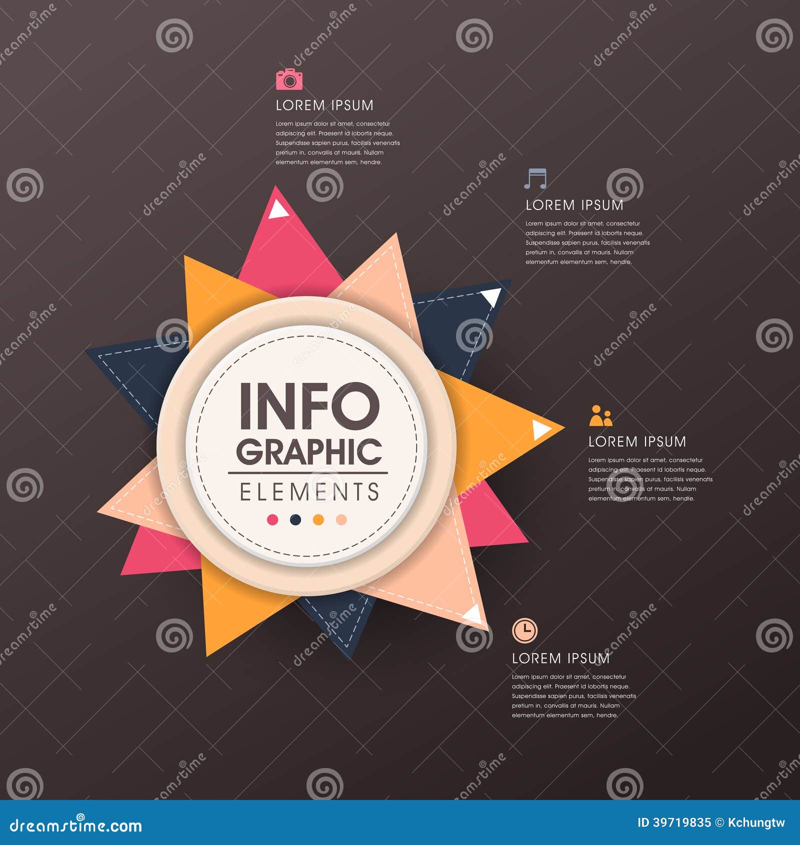 Creative Origami Infographics Design Stock Vector - Illustration of ...