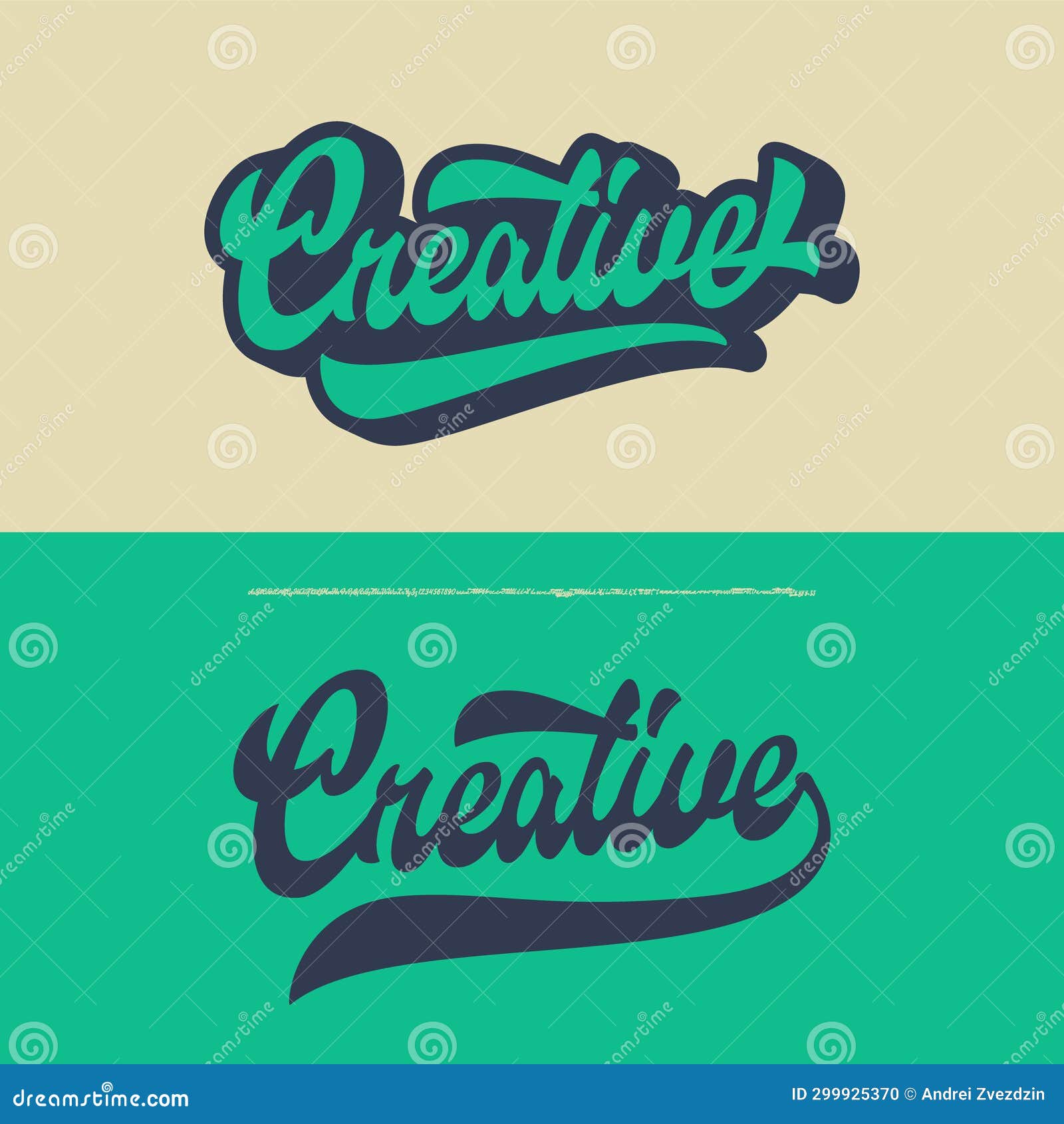 Brush Script Font stock illustration. Illustration of brush - 299925370