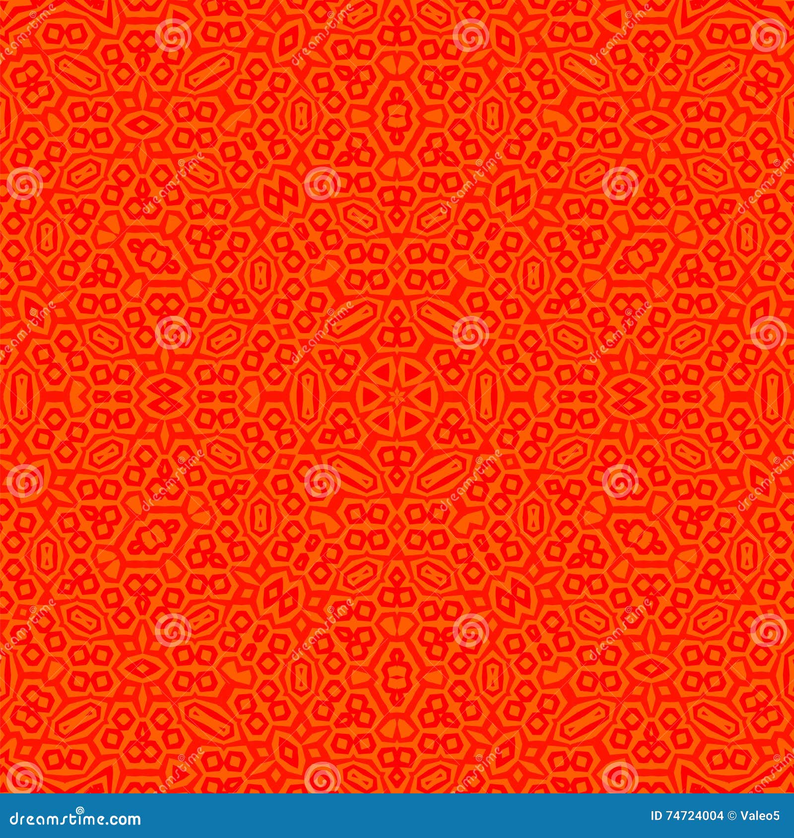 Creative Ornamental Red Pattern Stock Vector - Illustration of brochure ...