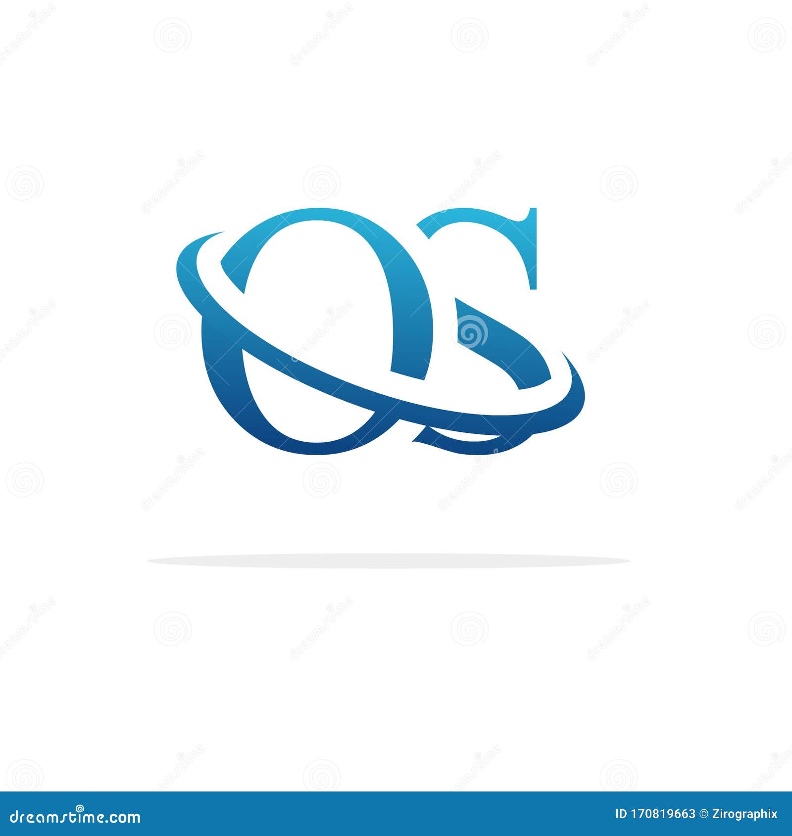 Creative OS Logo Icon Design Stock Vector - Illustration of concept ...