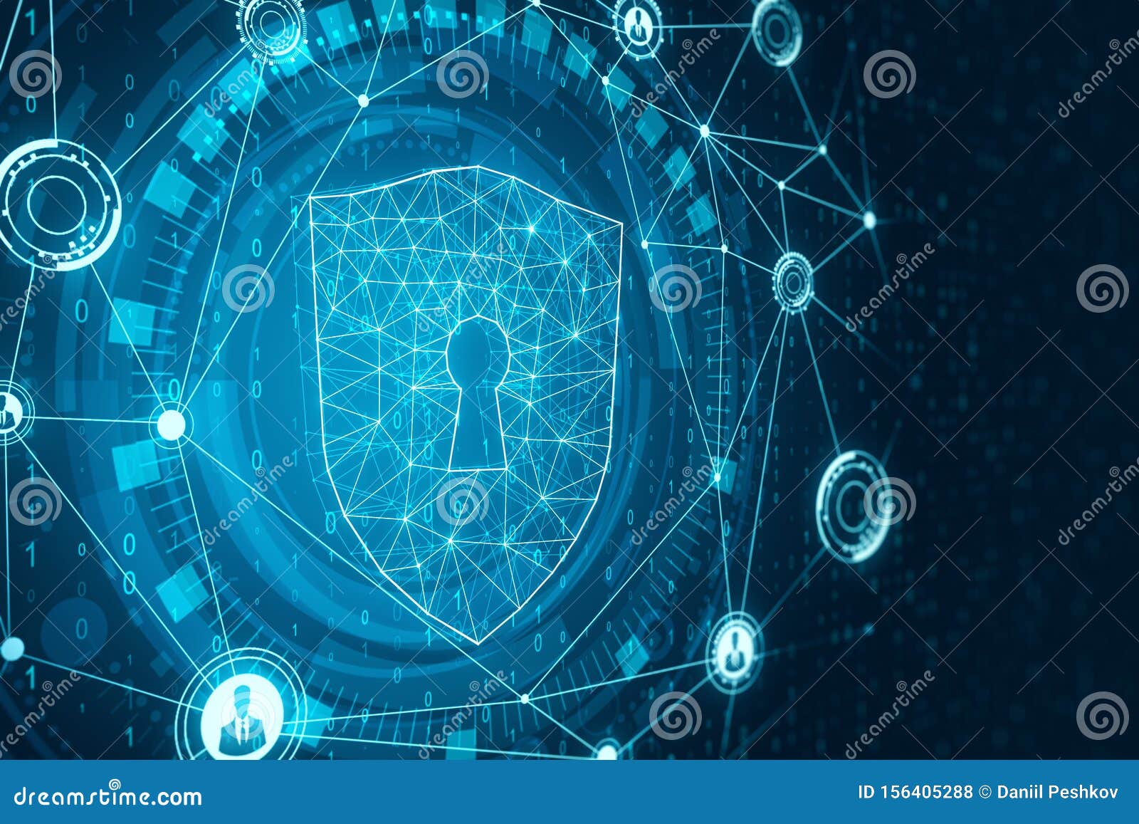 Creative Padlock Safety Wallpaper Stock Illustration - Illustration of ...