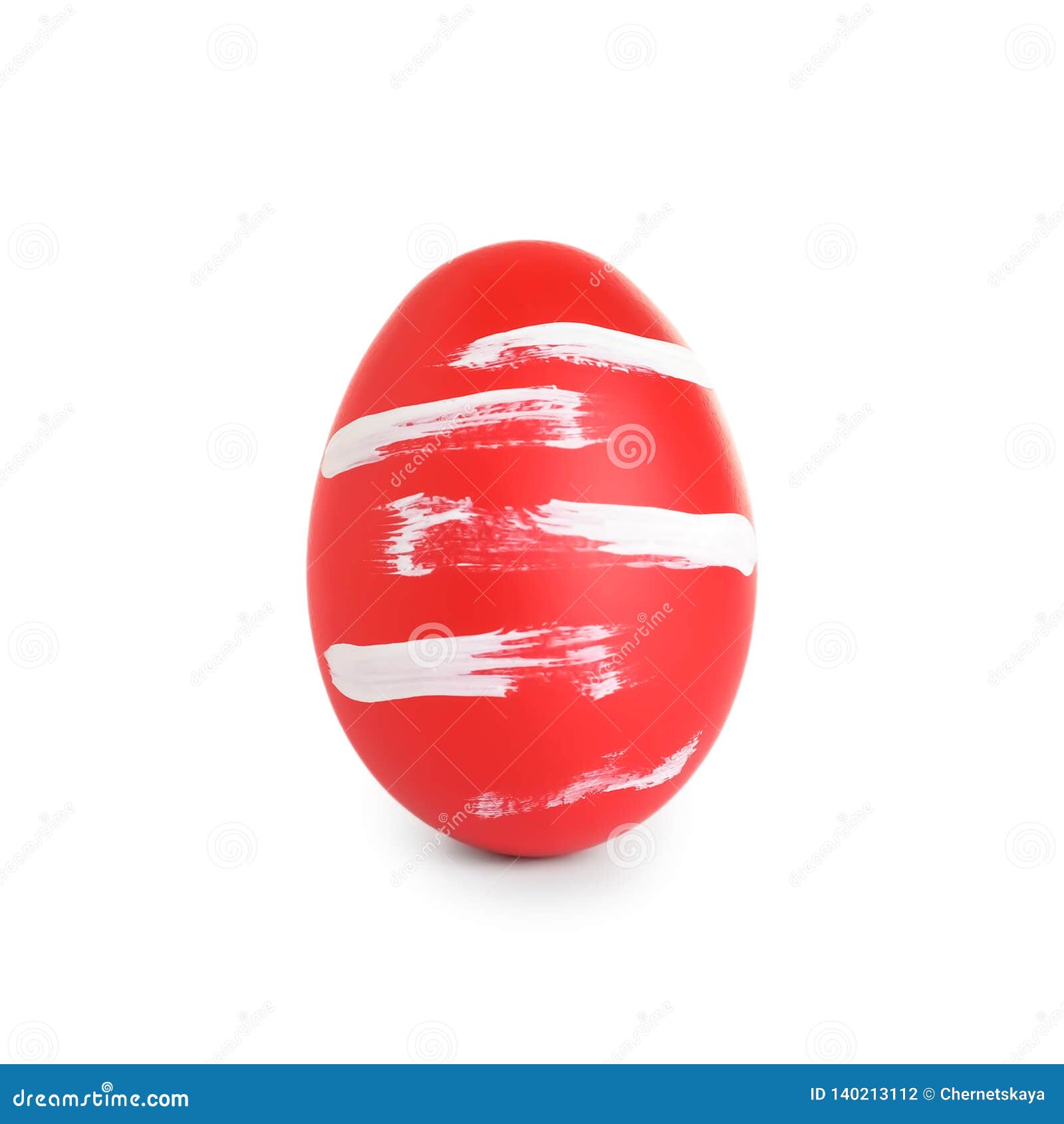 Creative Painted Red Easter Egg Stock Photo - Image of painted ...