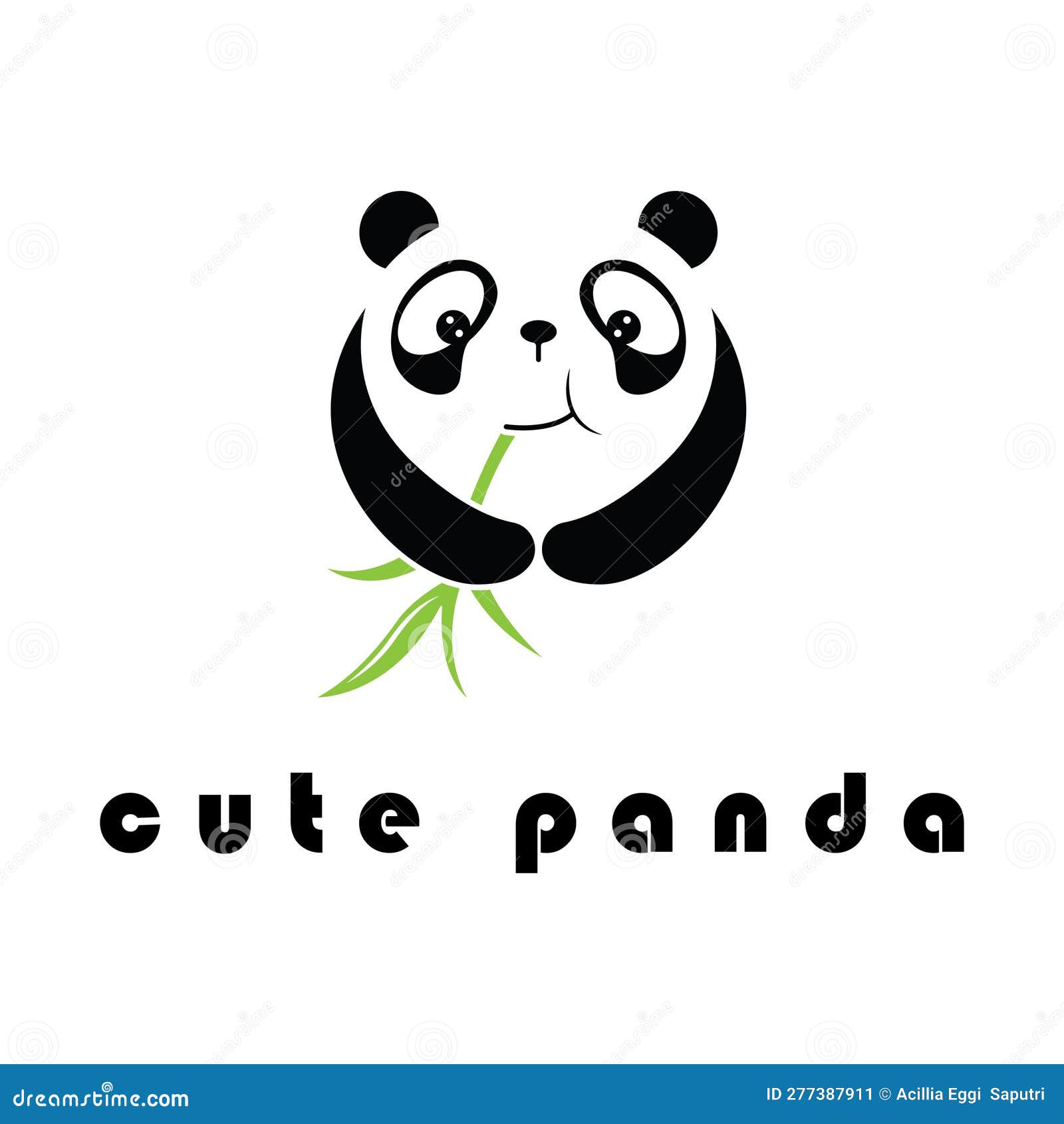 Panda Logo and Symbol Vector Stock Vector - Illustration of wildlife ...