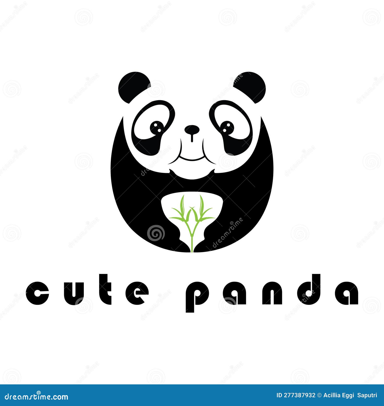 Panda Logo and Symbol Vector Stock Vector - Illustration of wildlife ...