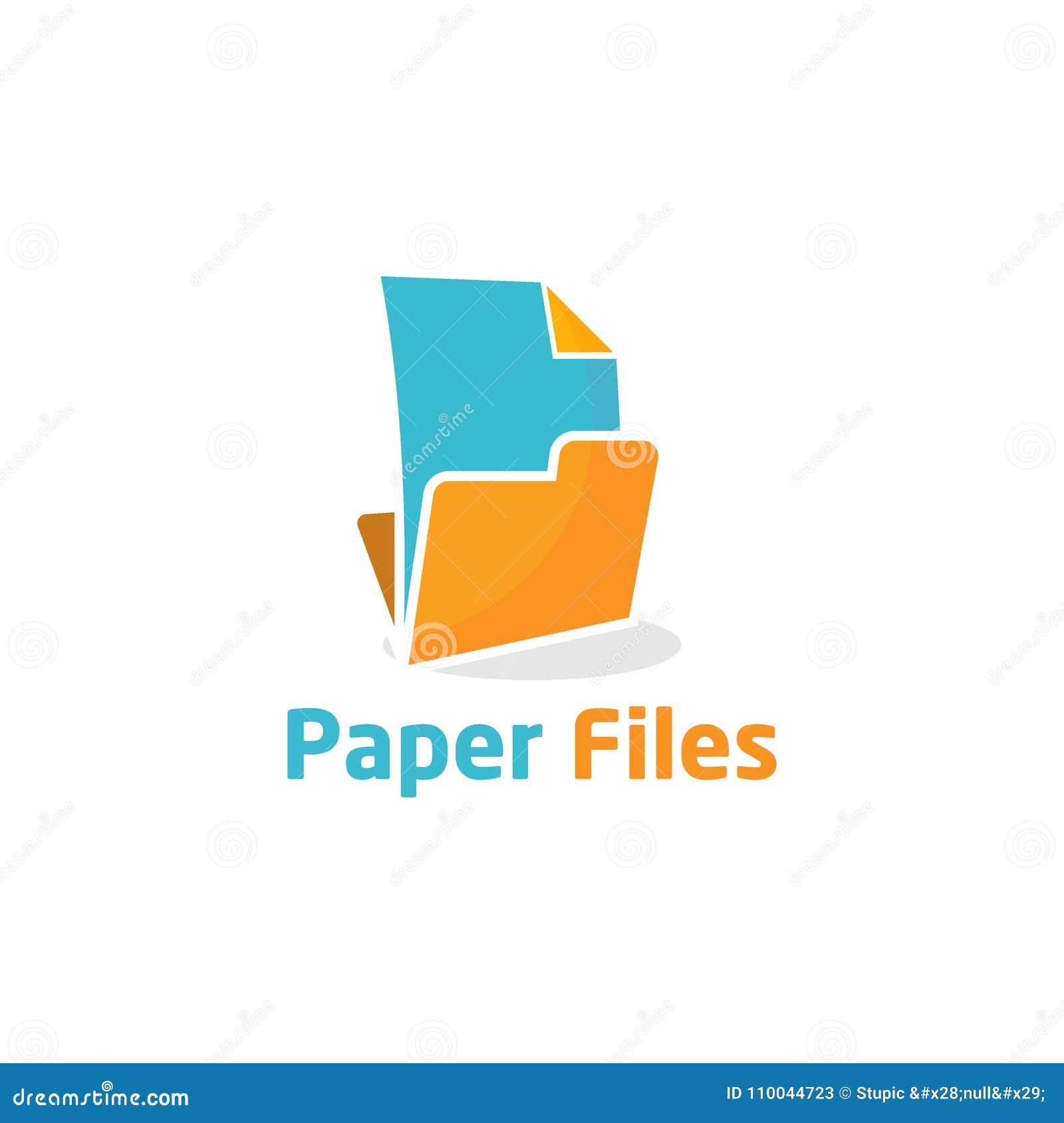 Creative Paper Logo Vector Art Logo Stock Illustration - Illustration ...