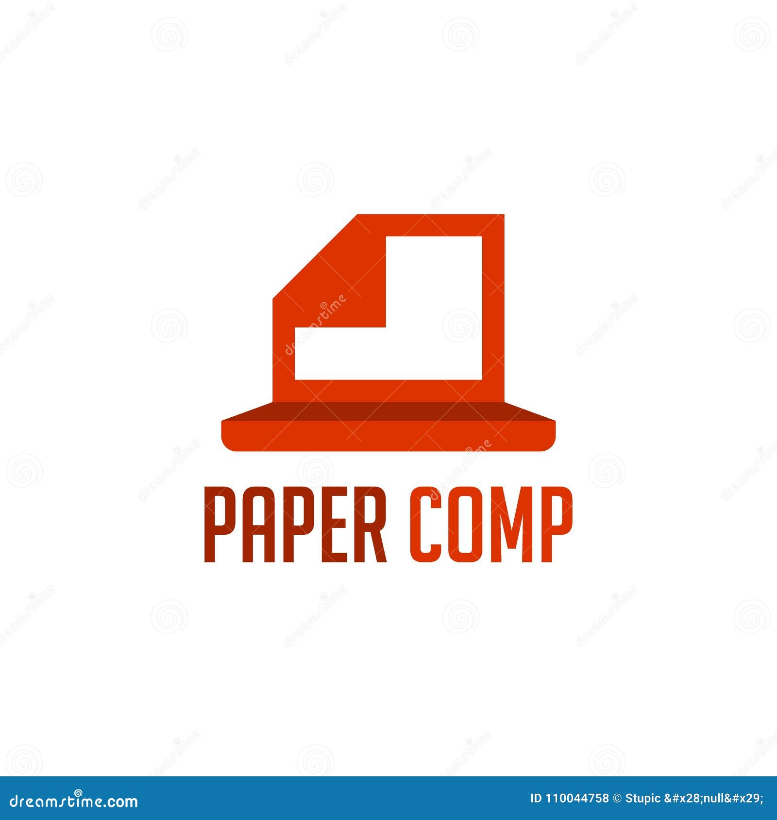Creative Paper Logo Vector Art Logo Stock Illustration - Illustration ...